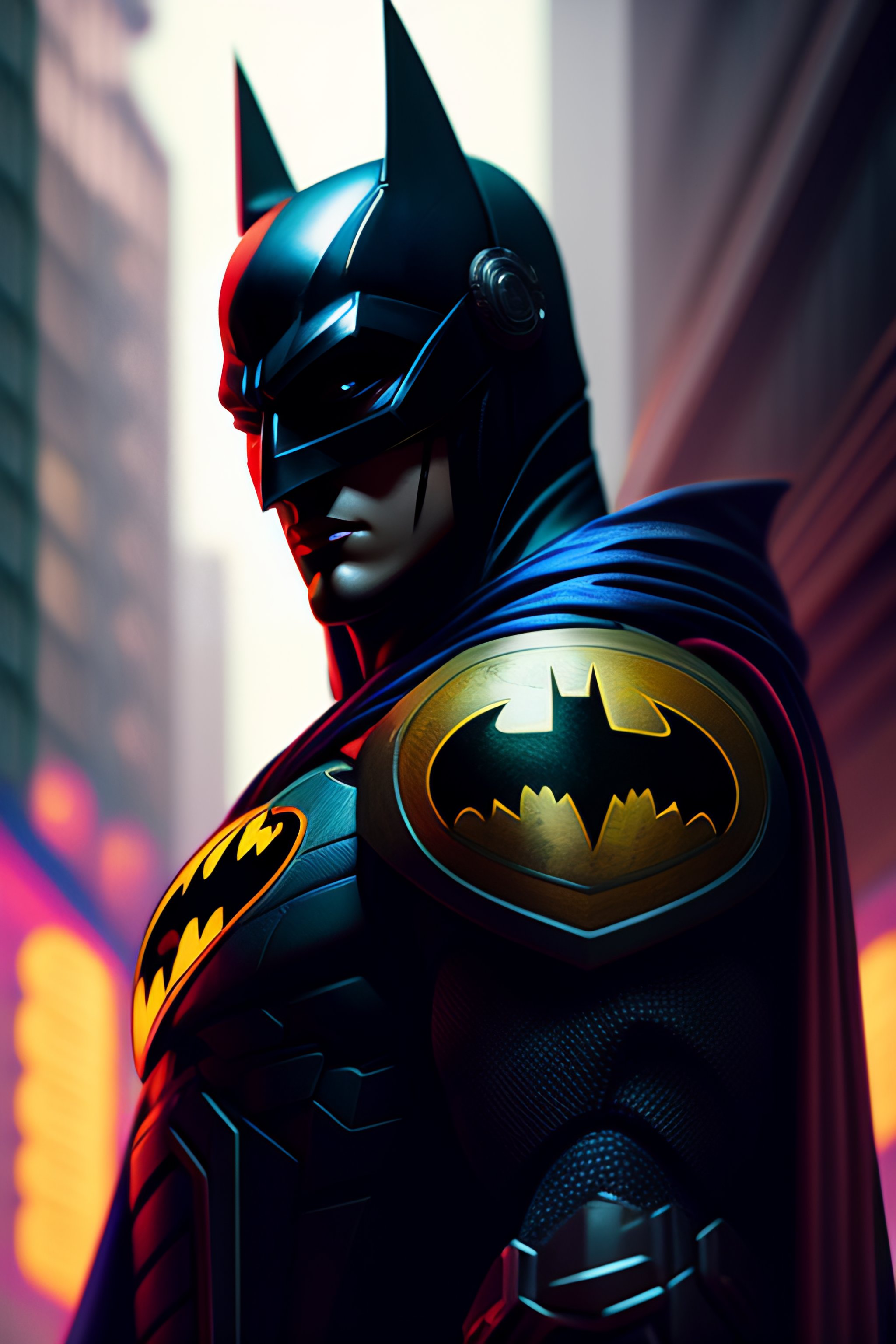 Lexica - Batman cyberpunk sharp details, sharp focus, elegant, highly ...