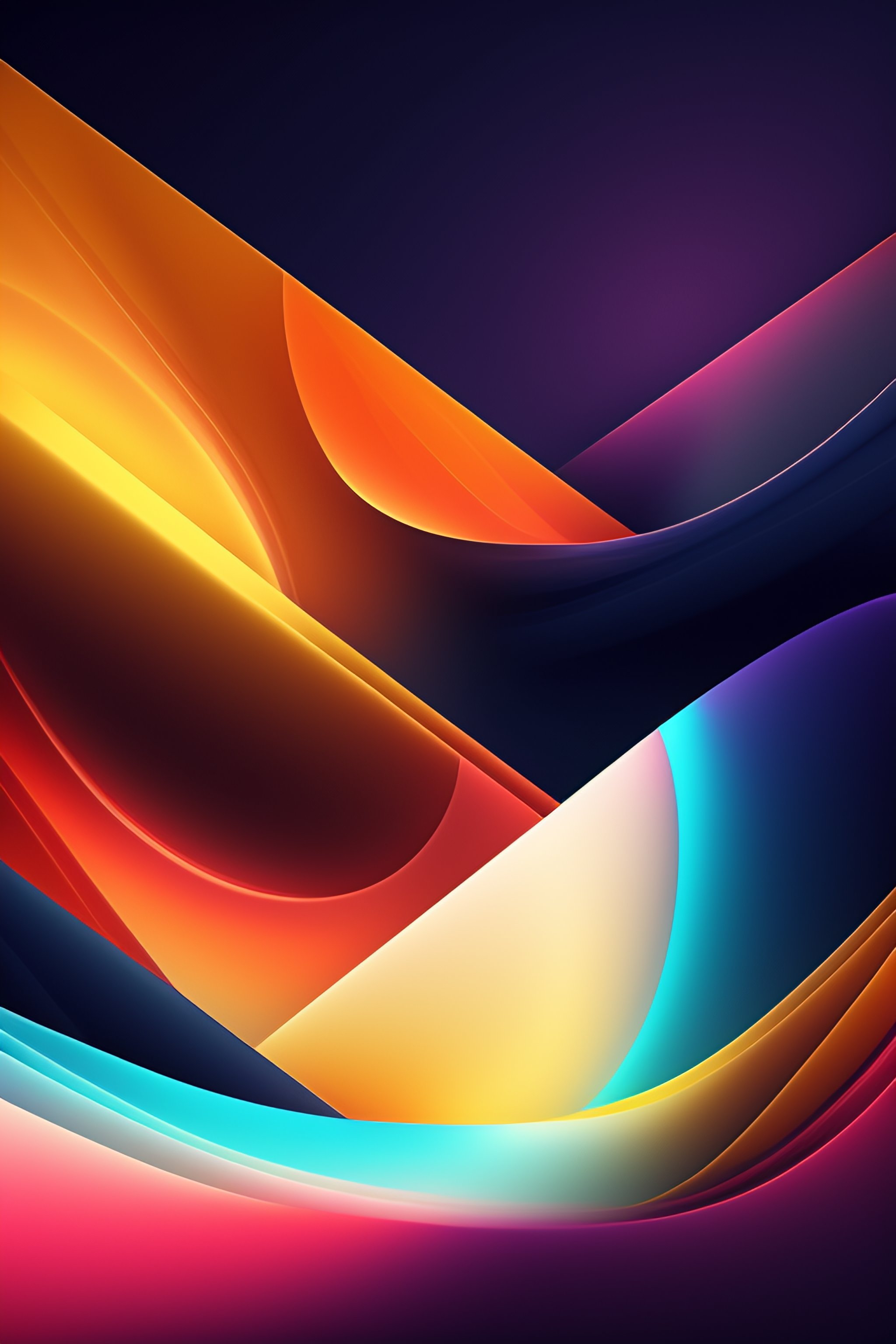 Lexica - Abstract desktop wallpaper, modern, flat, shapes
