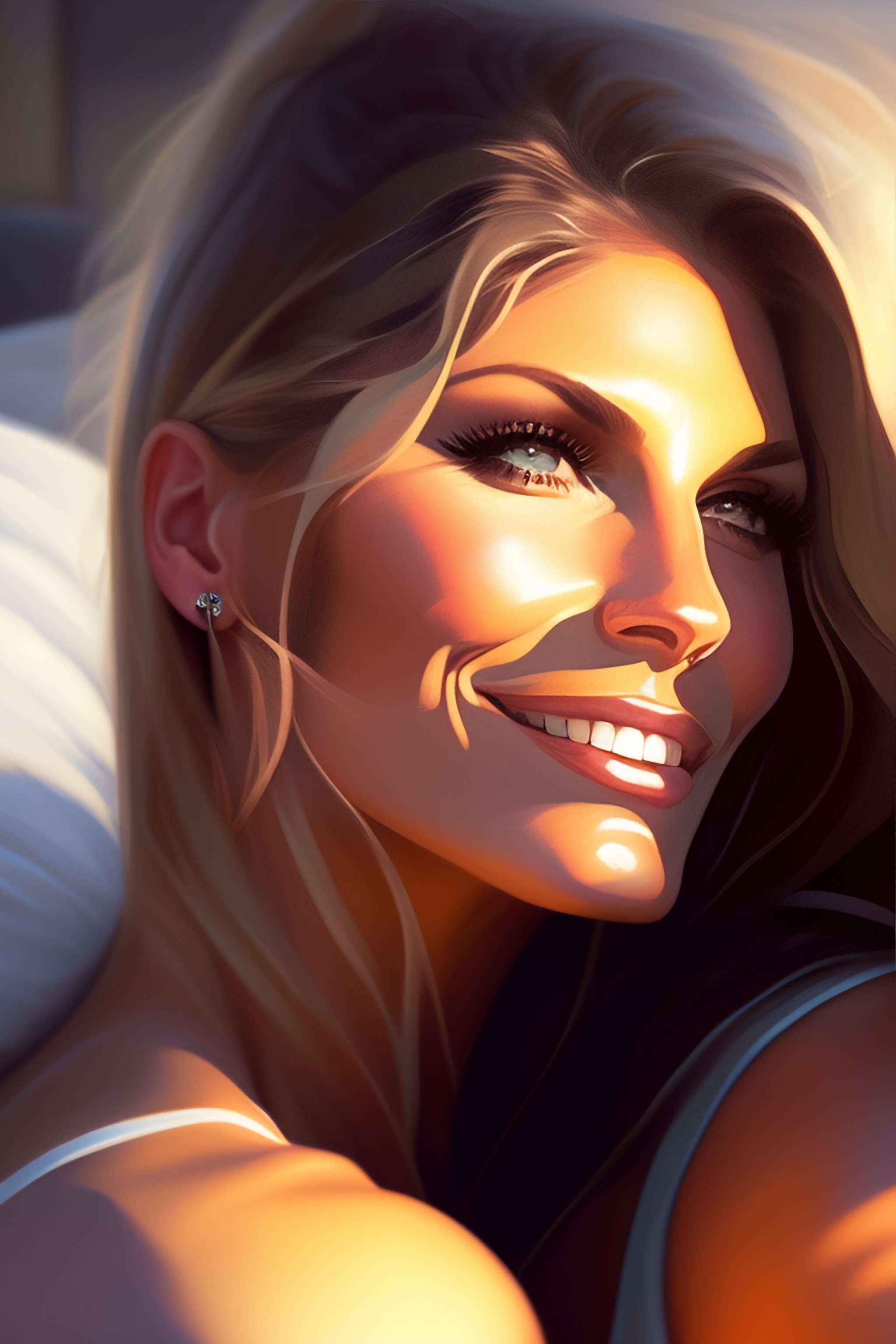 Lexica - Two thin muscular beautiful woman torrie wilson and Trish ...