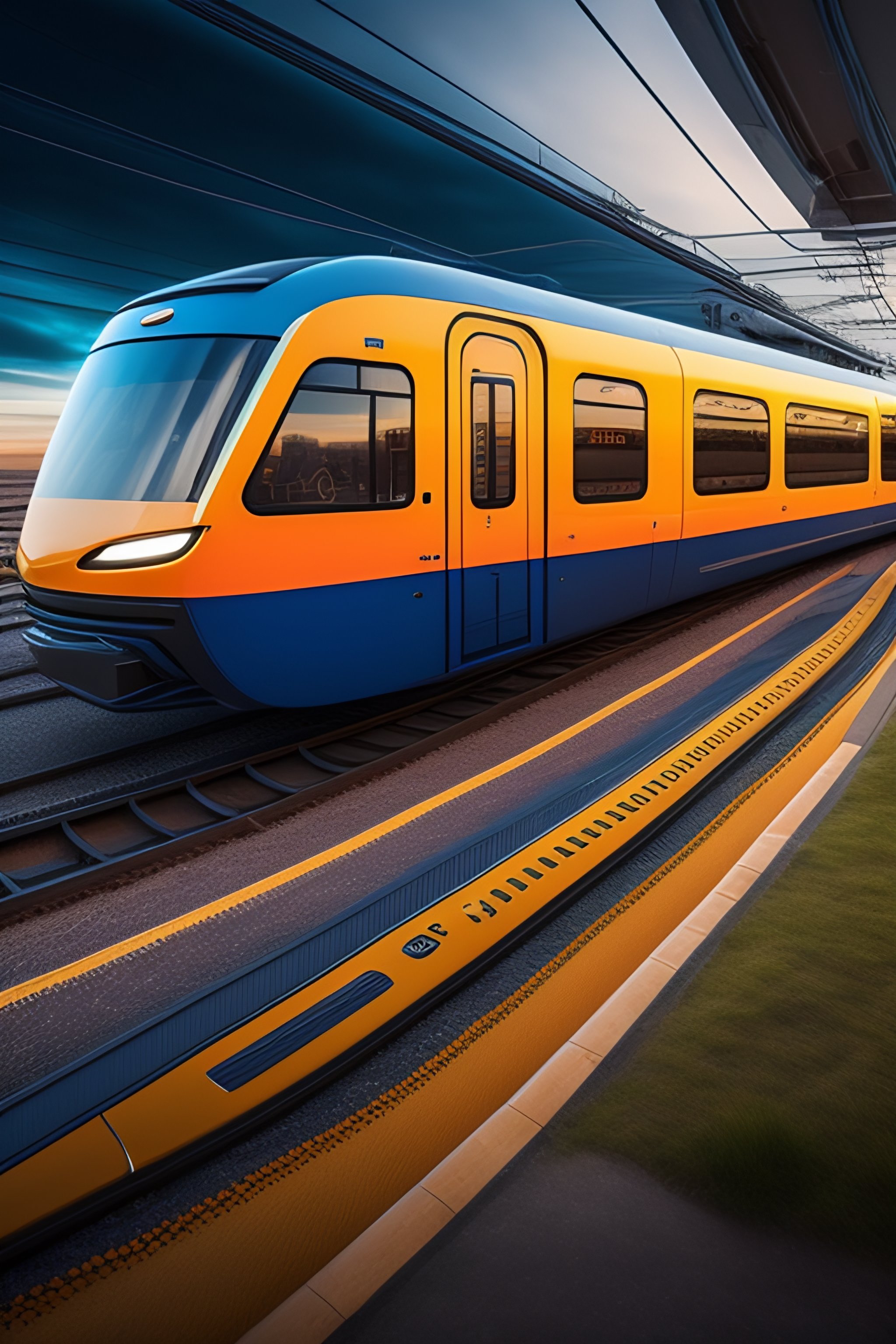 Lexica - Electric train line, another world