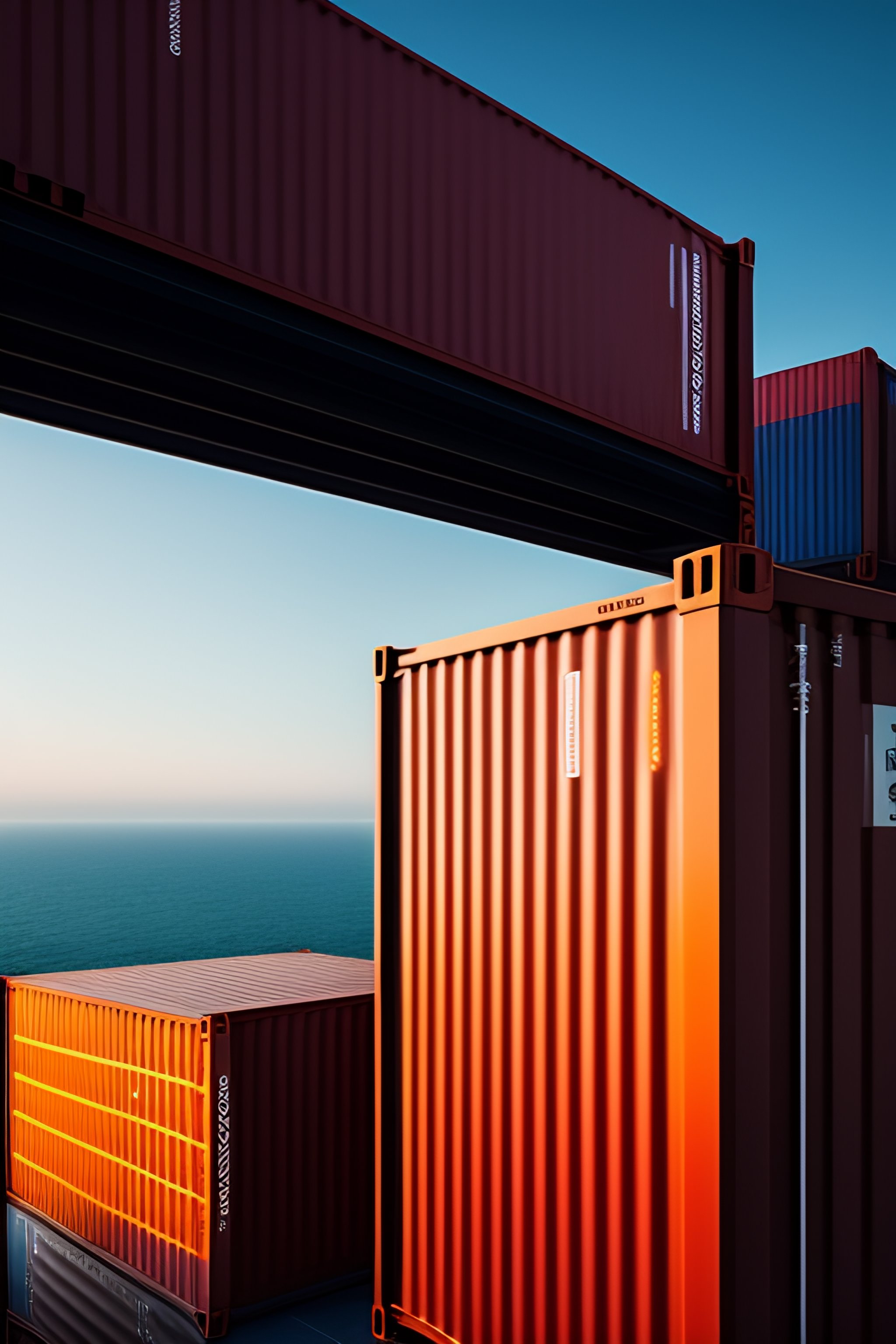 Lexica - Containers on a ship