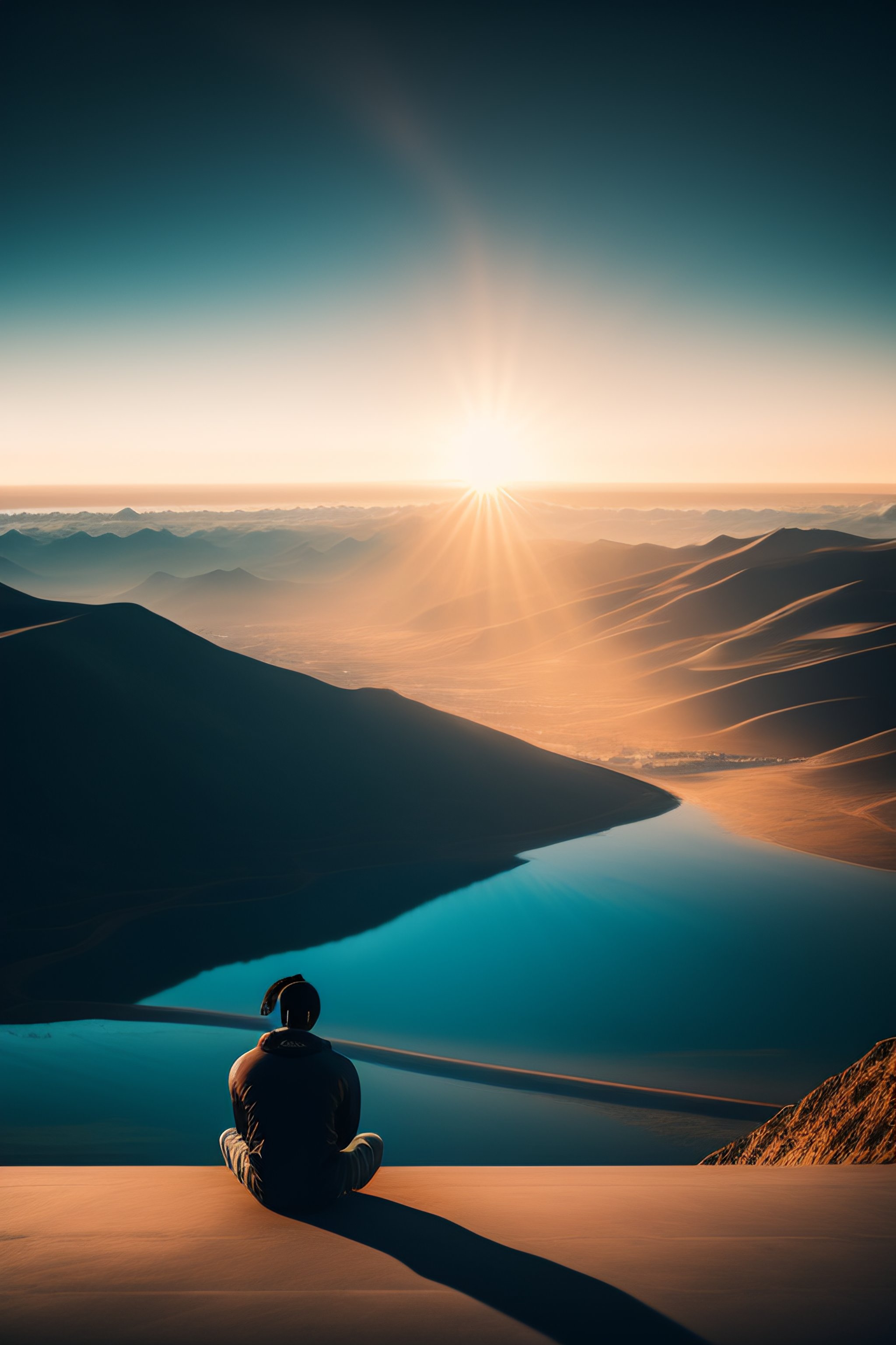 Lexica - Kendrick lamar sitting on a chair floating over Earth, 4k ...