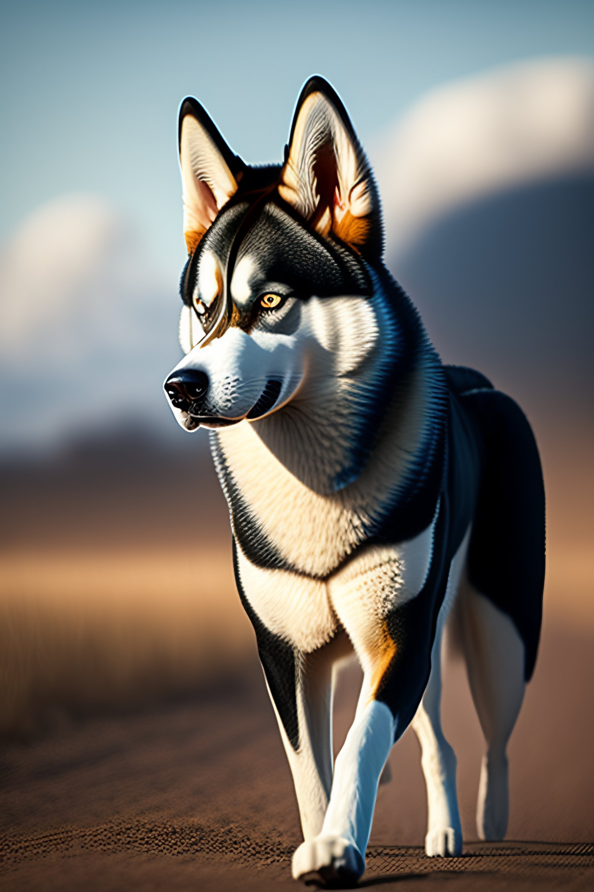 Lexica - Husky dog in an armored suit, 8k, highly detailed, hyper ...