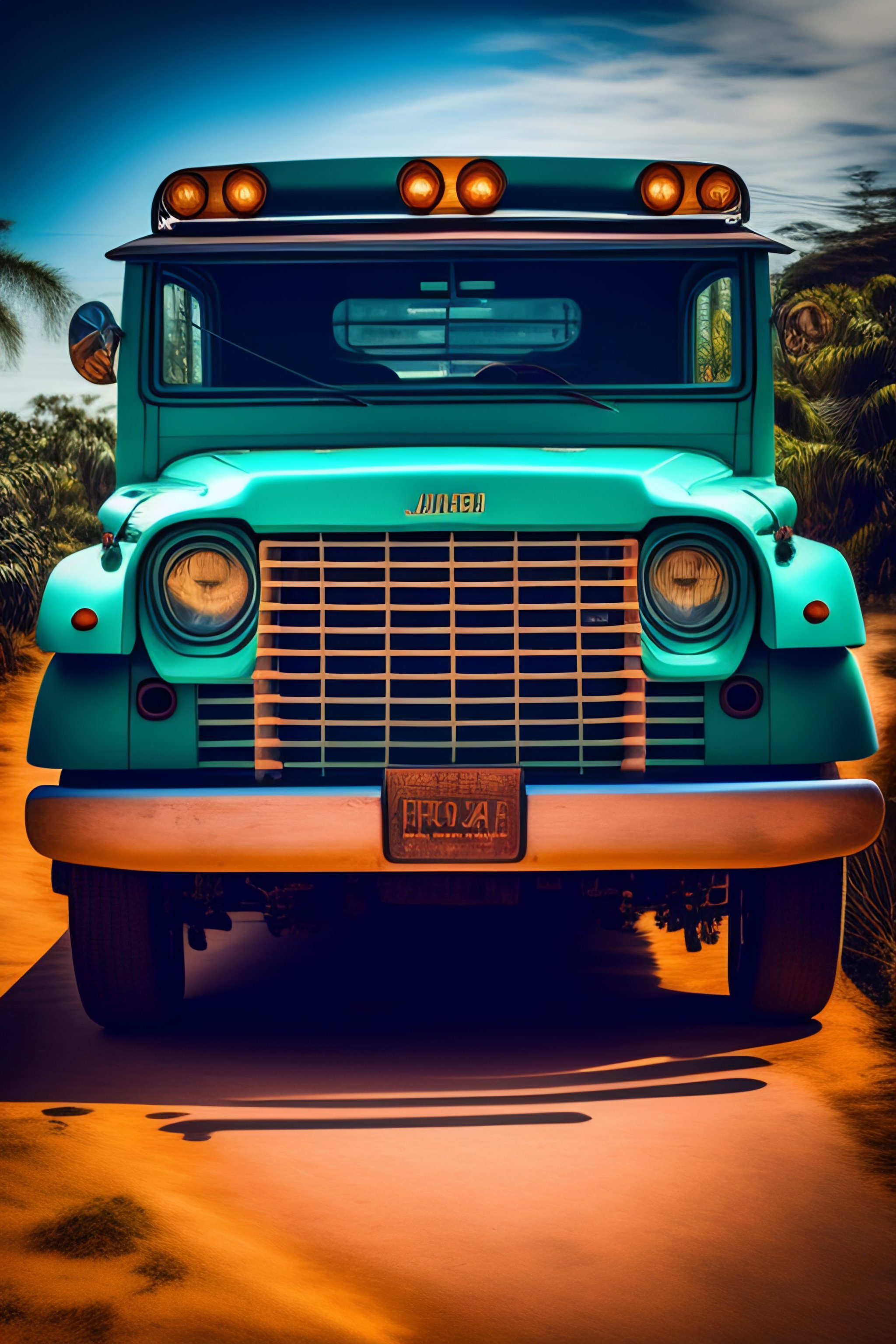 Lexica - Front of a jeepney