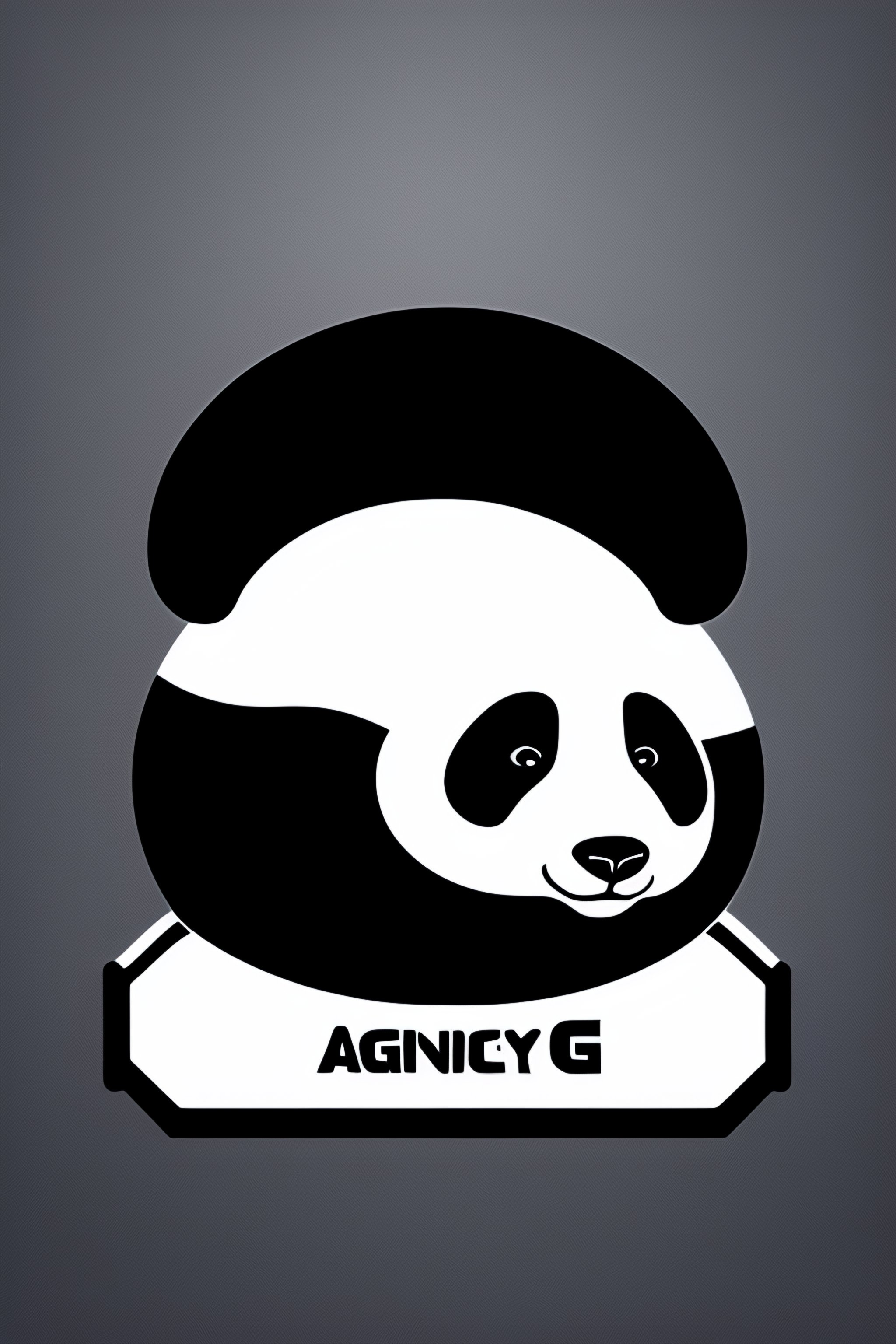 Lexica - Angry panda cloud gaming LOGO
