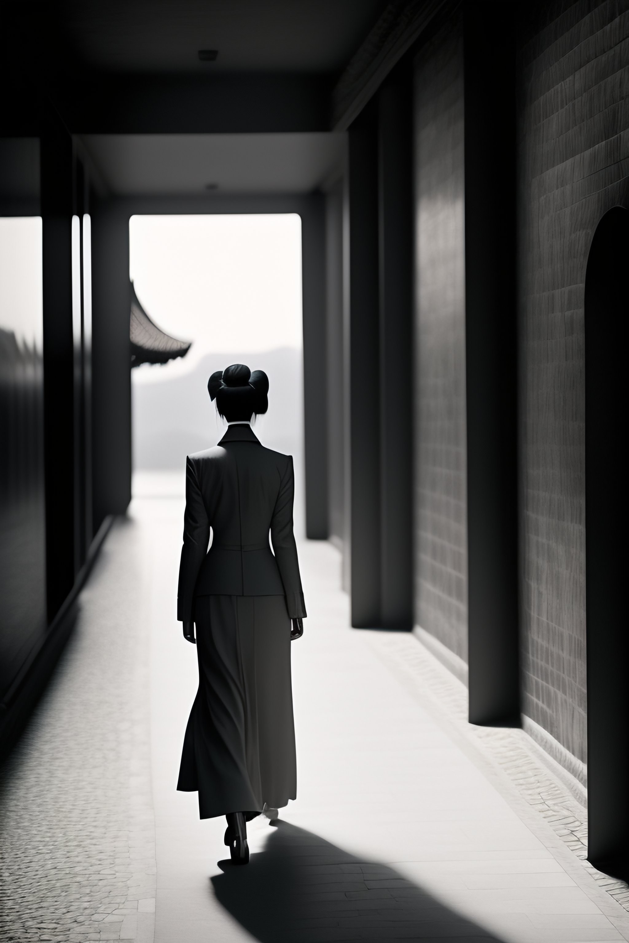 Lexica - Steven meisel landscape photography, chinese women walking ...