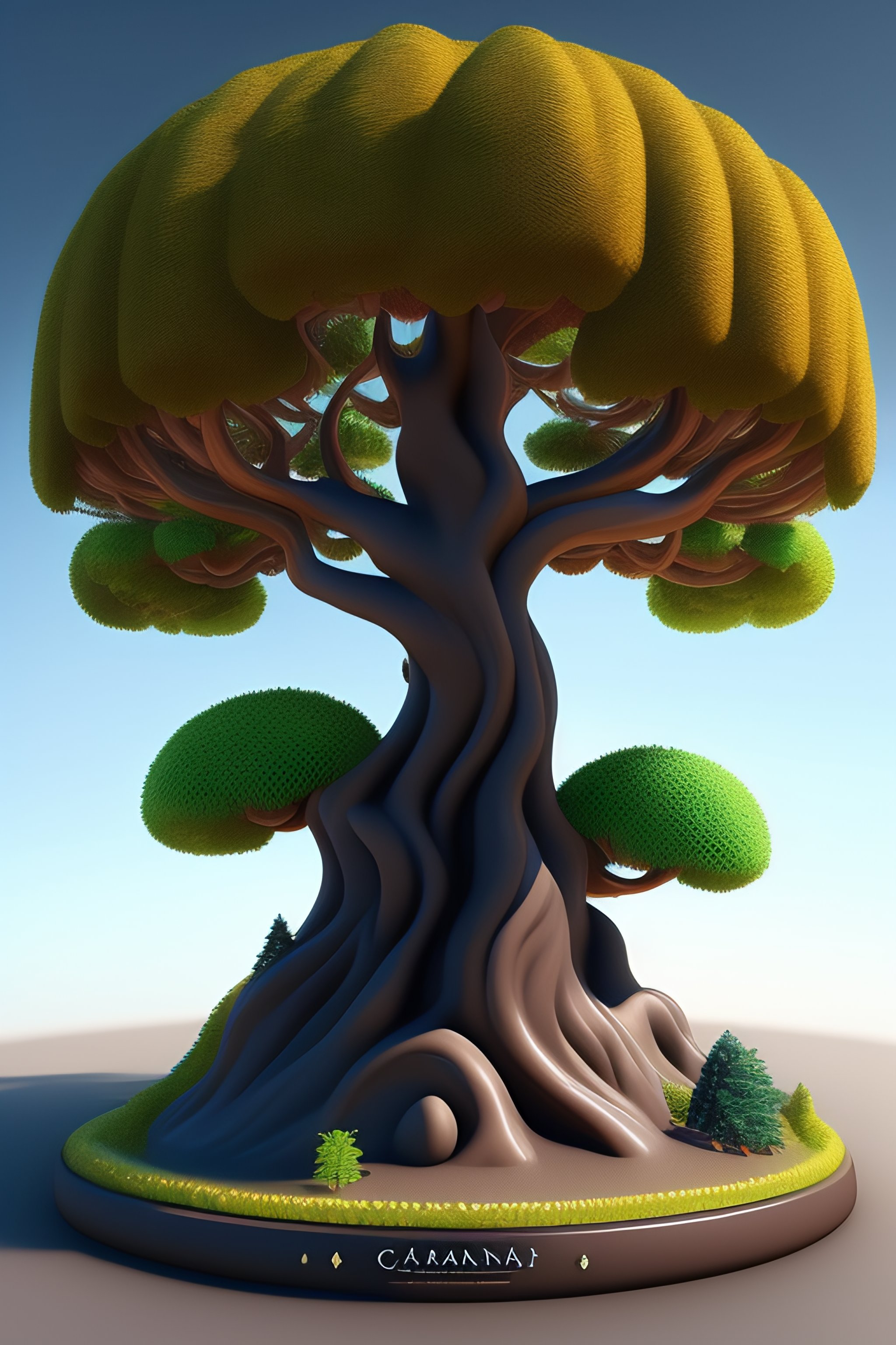 Lexica - Tree of charisma made from wirers