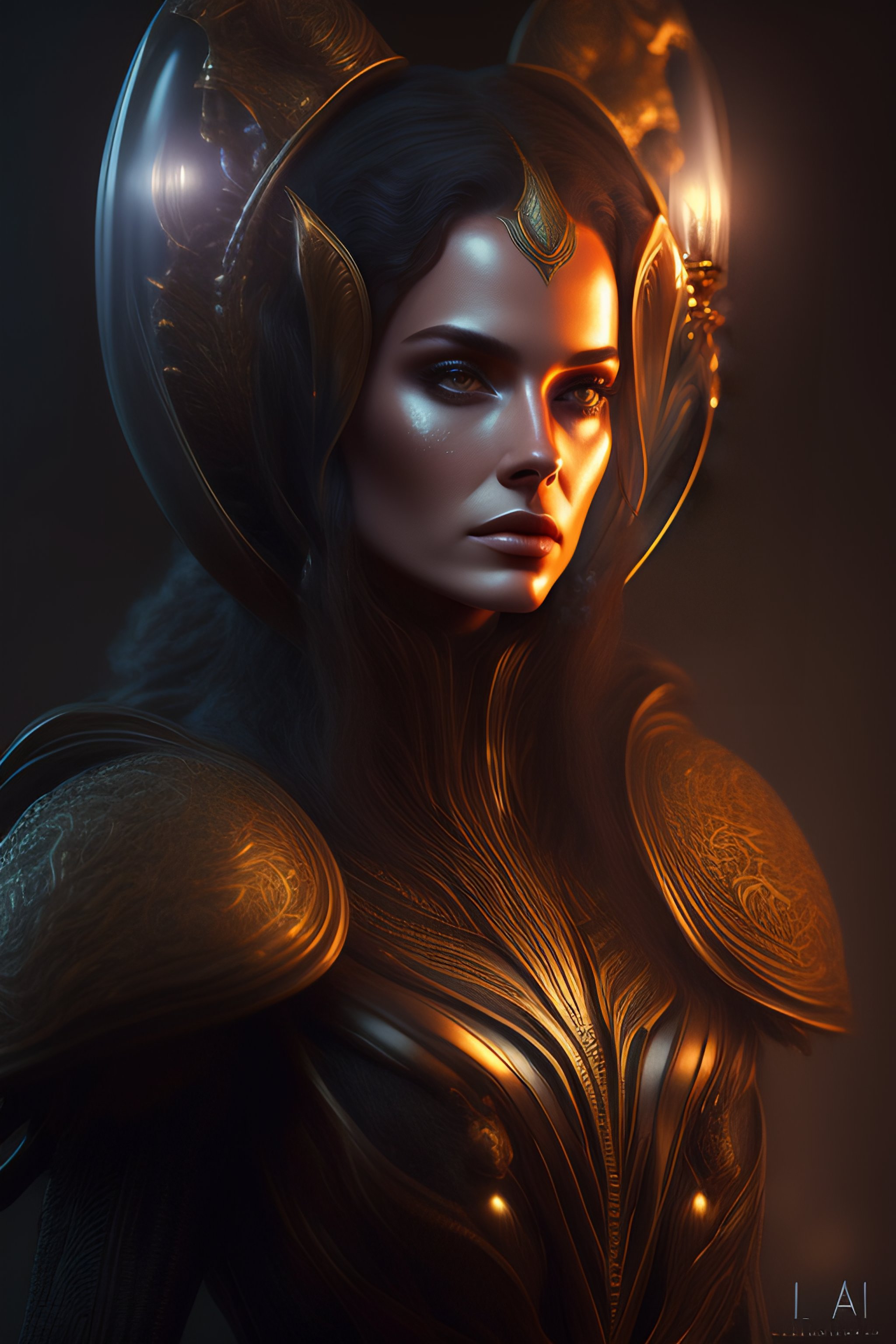 Lexica - Epic professional digital art of alien, atmospheric lighting ...