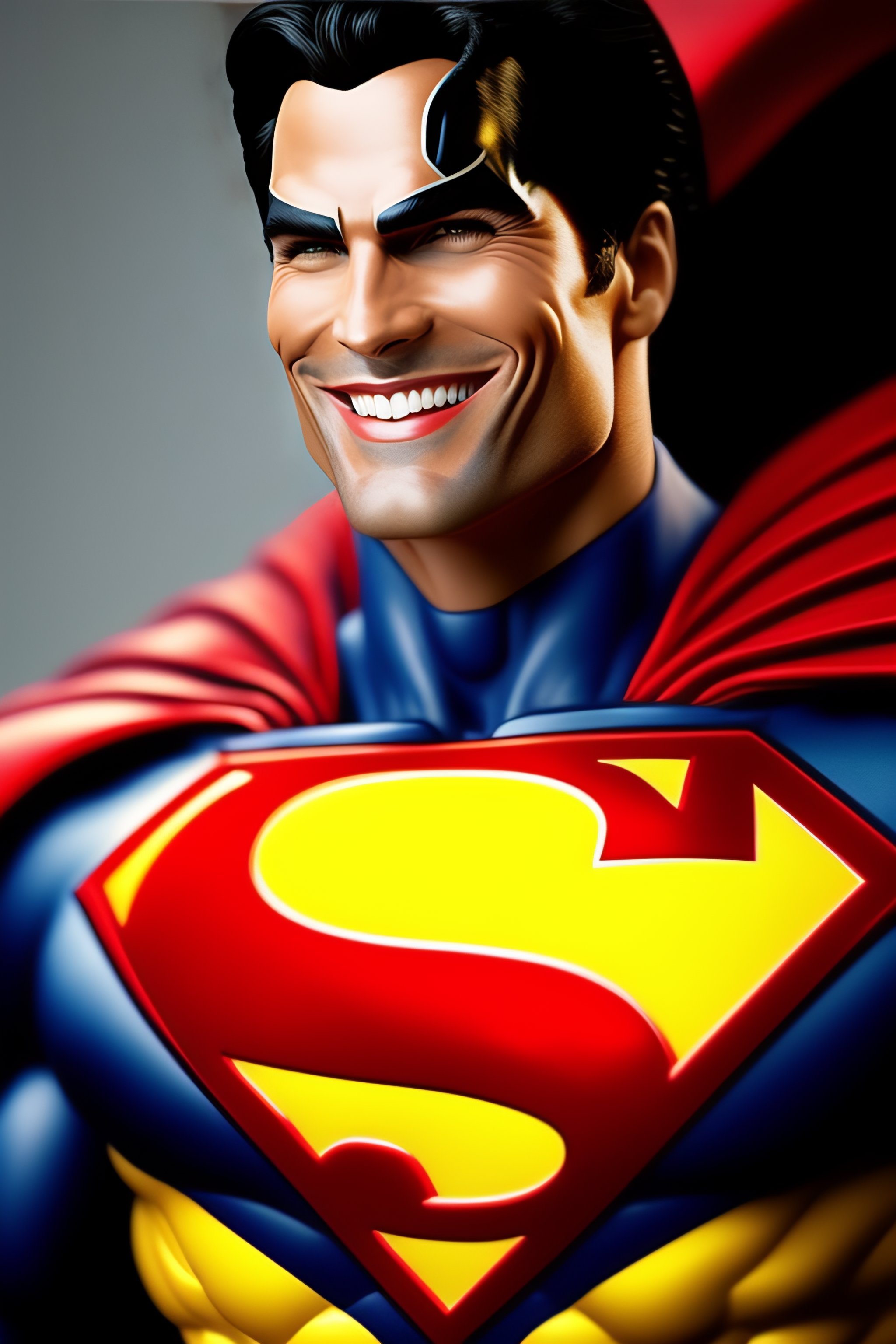 Superman Smiling