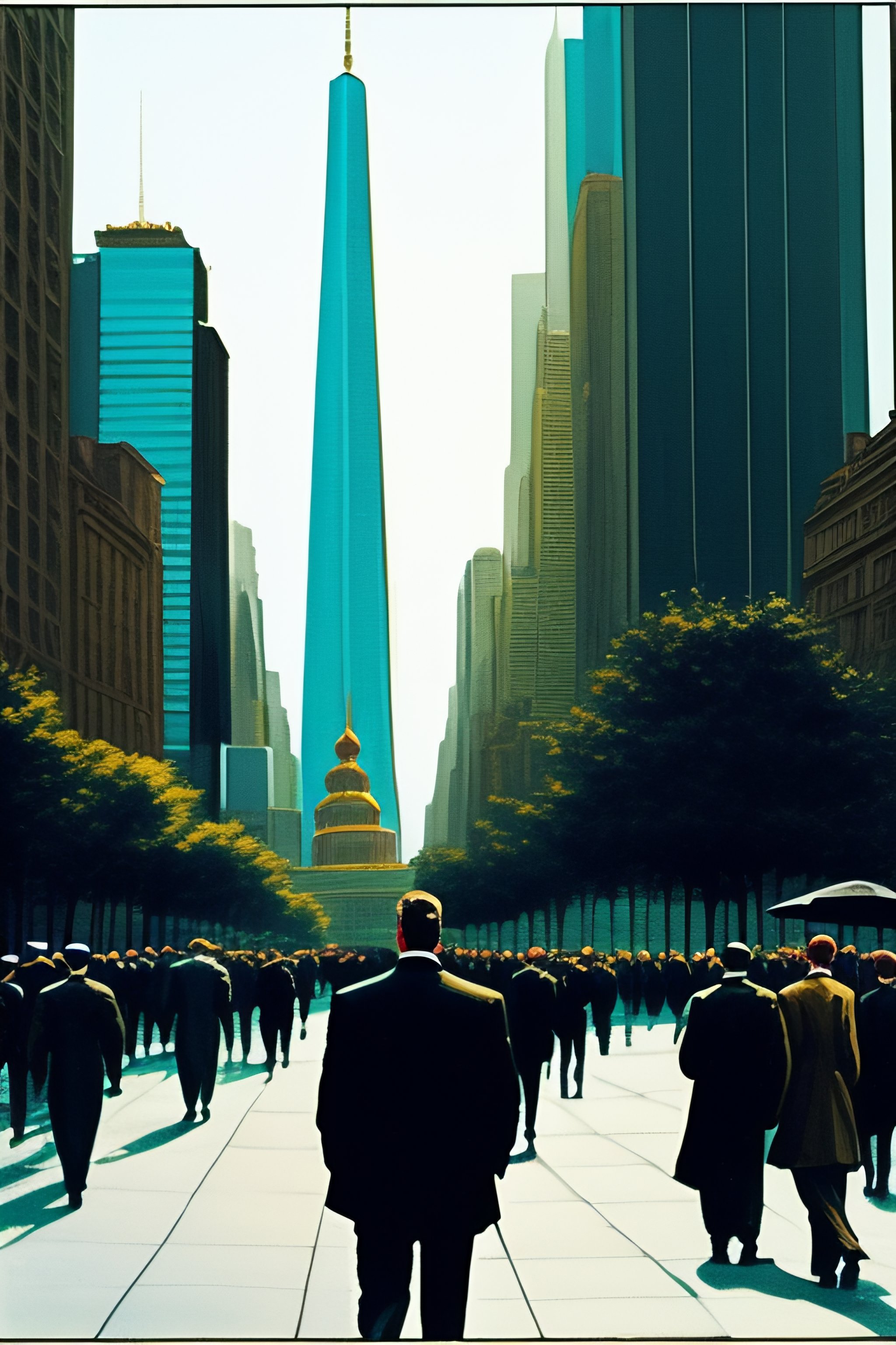 Lexica - 35mm film comic art halkbasters, city in background