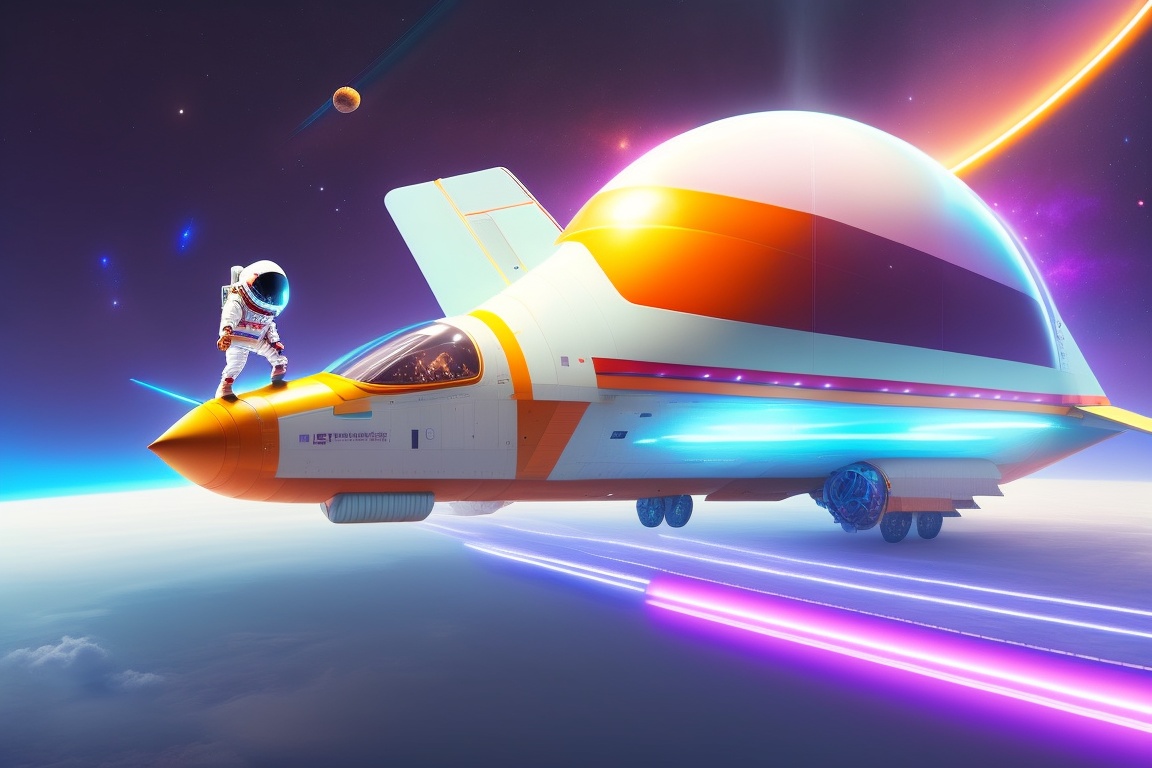 Lexica - Astronaut came out from a spaceship to perform a mission and ...