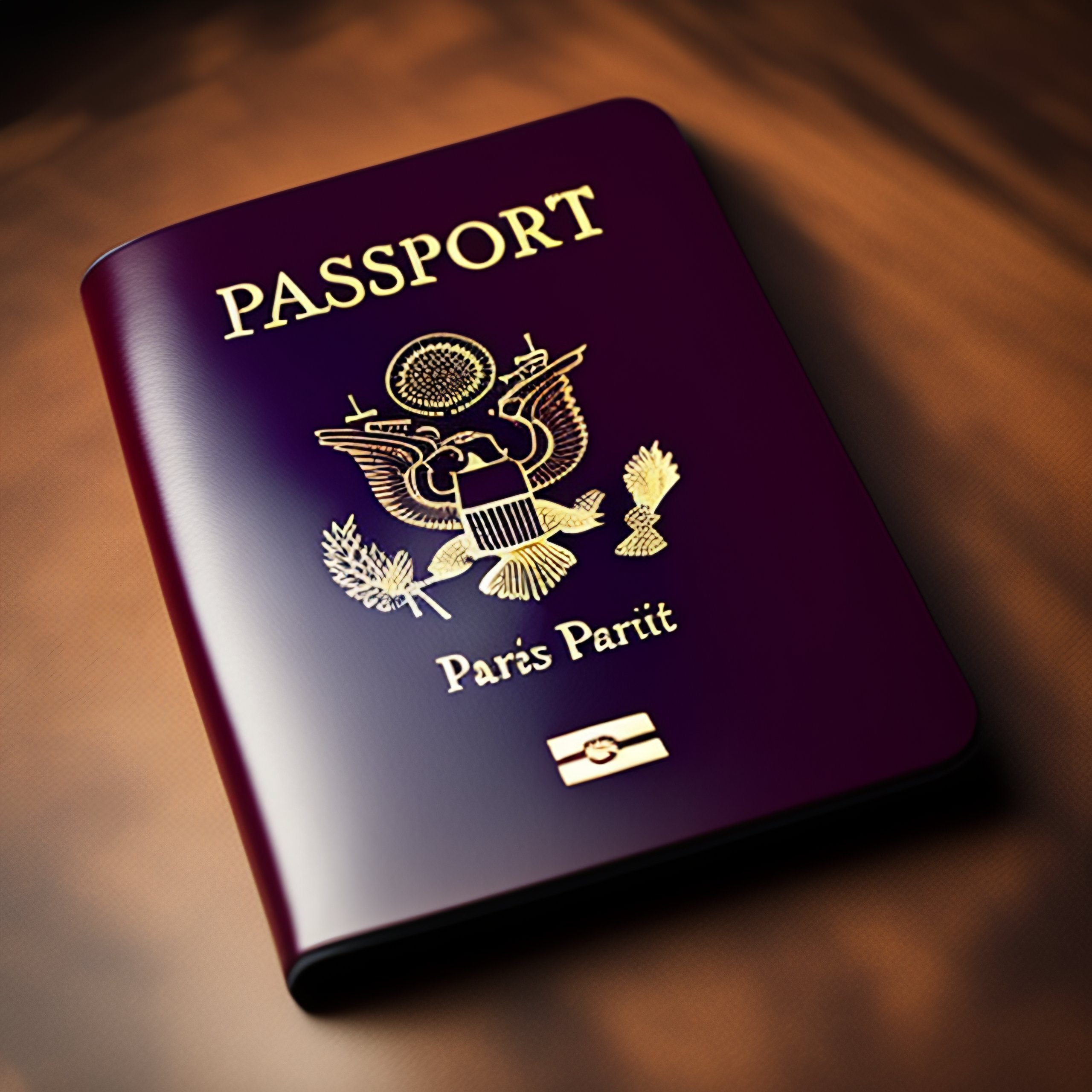 Lexica - Realistic looking US passport without the letters