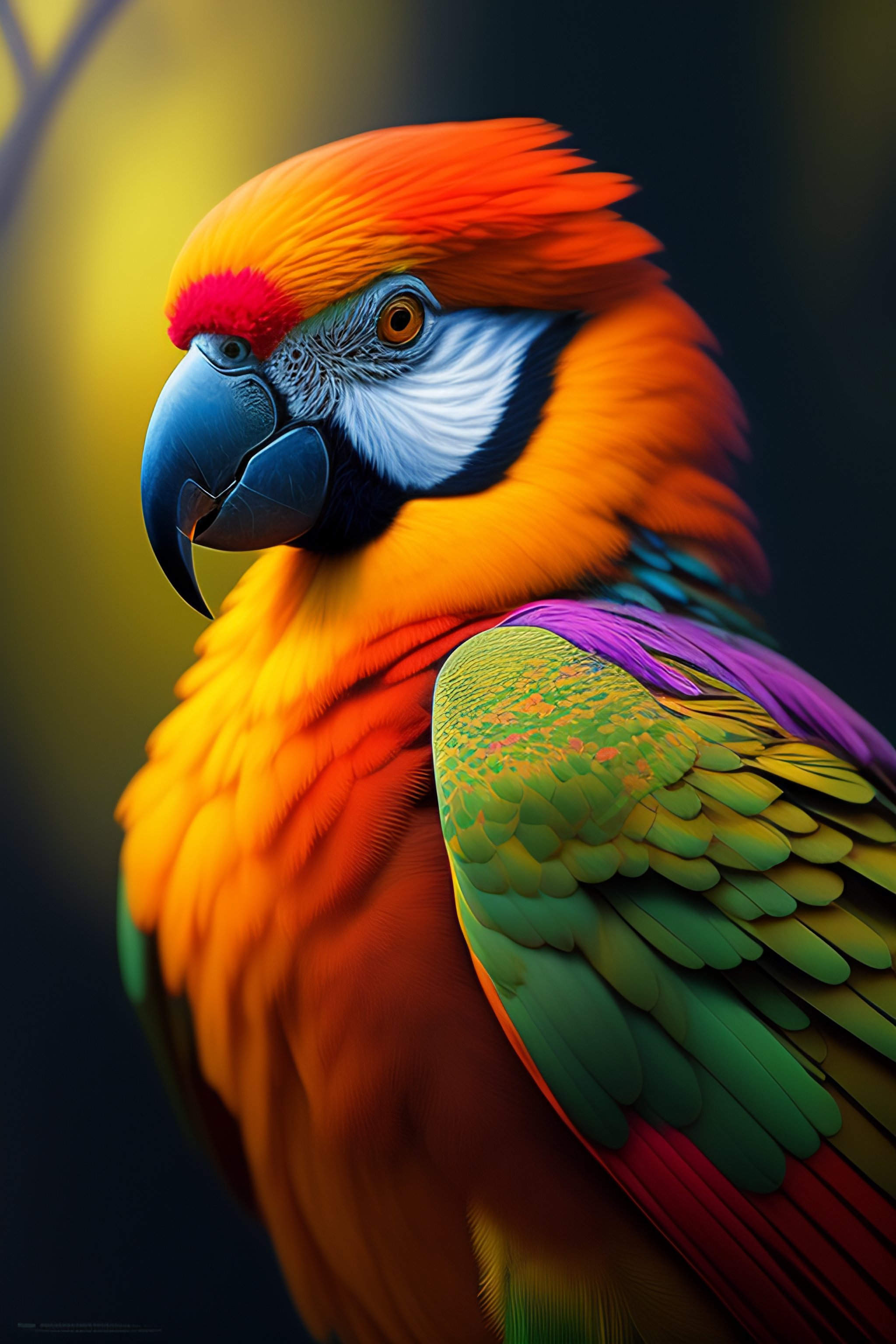 Lexica - Parrot, ethereal, extremely high detail, photorealistic ...