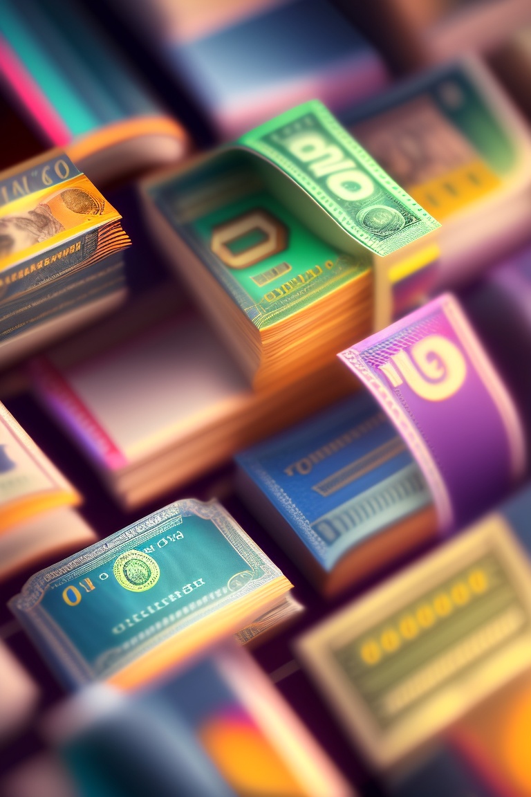 Lexica Us Dollars Notes Flying 8k