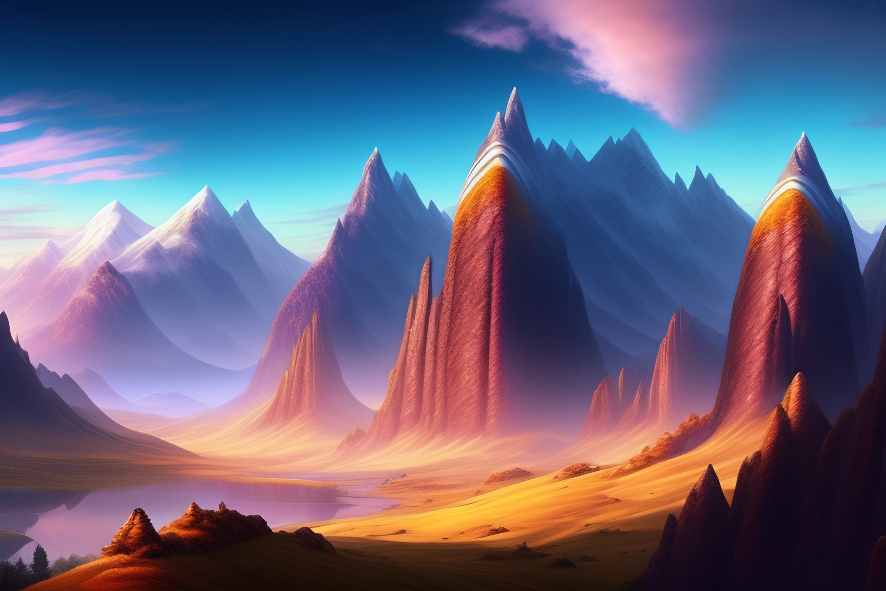Lexica - A beautiful and highly detailed matte painting of the epic ...