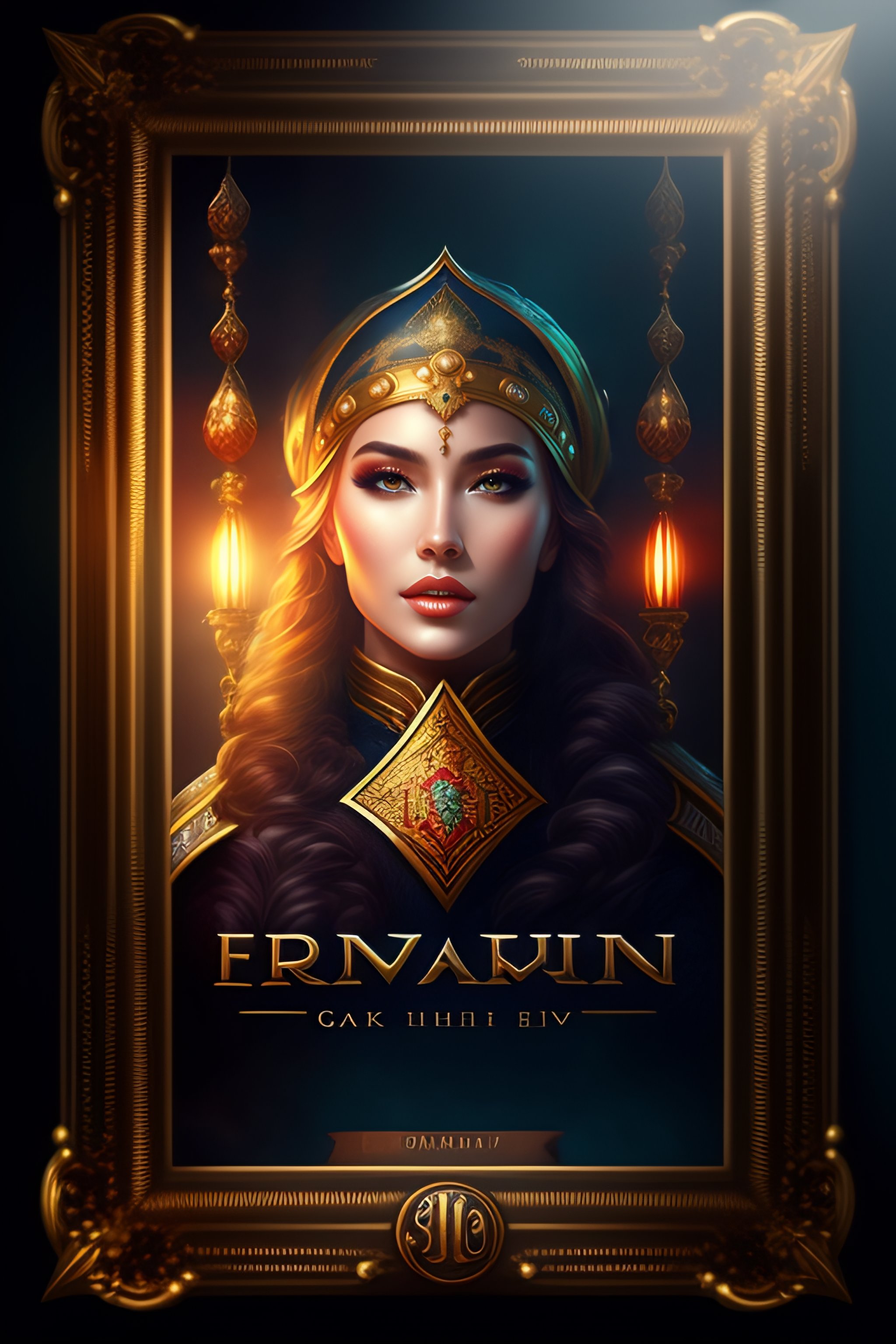 Lexica - Card game decorative frame, decorative frame, card frame, card ...