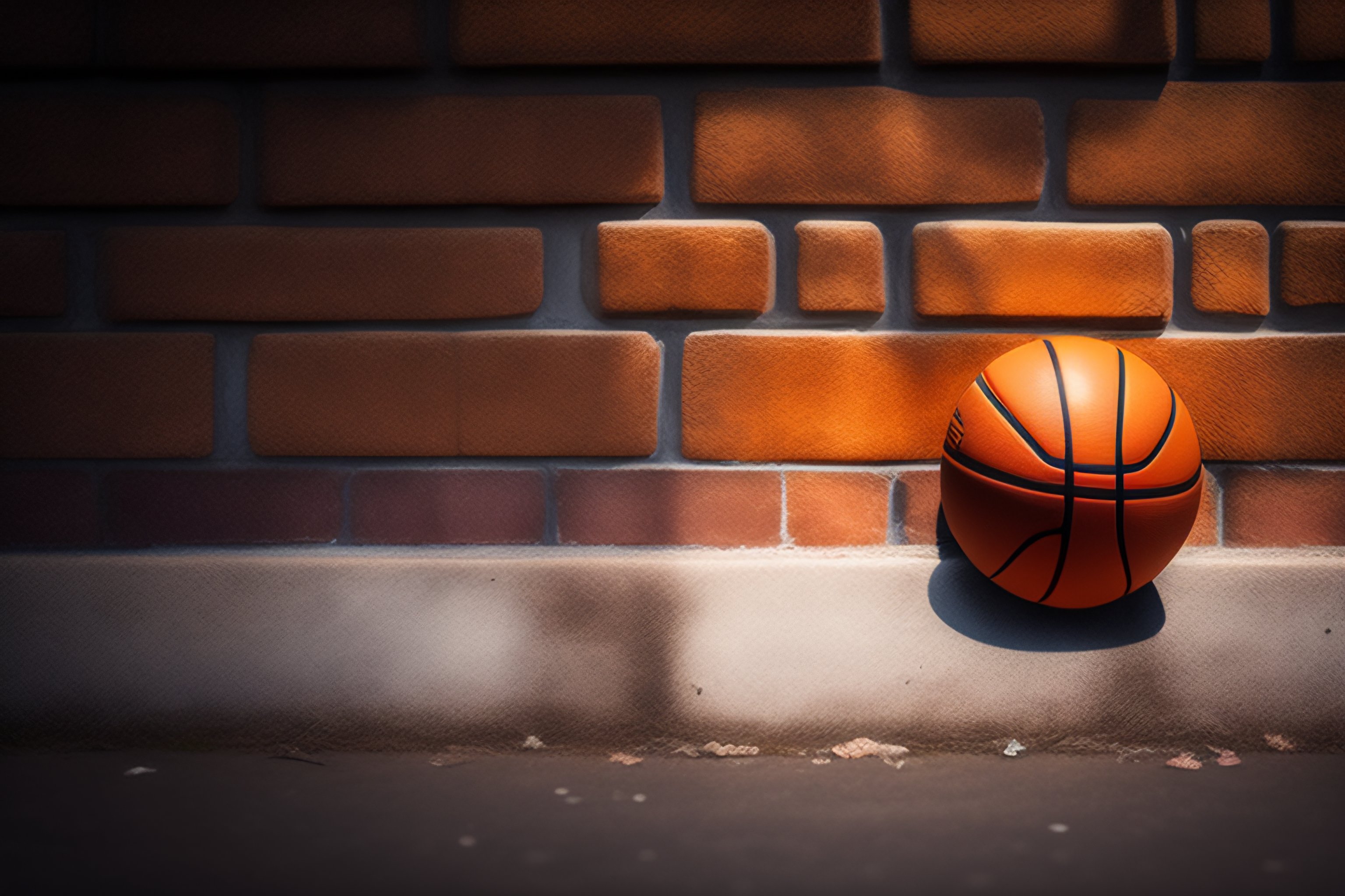 Lexica - Basketball Damage the wall with cracks