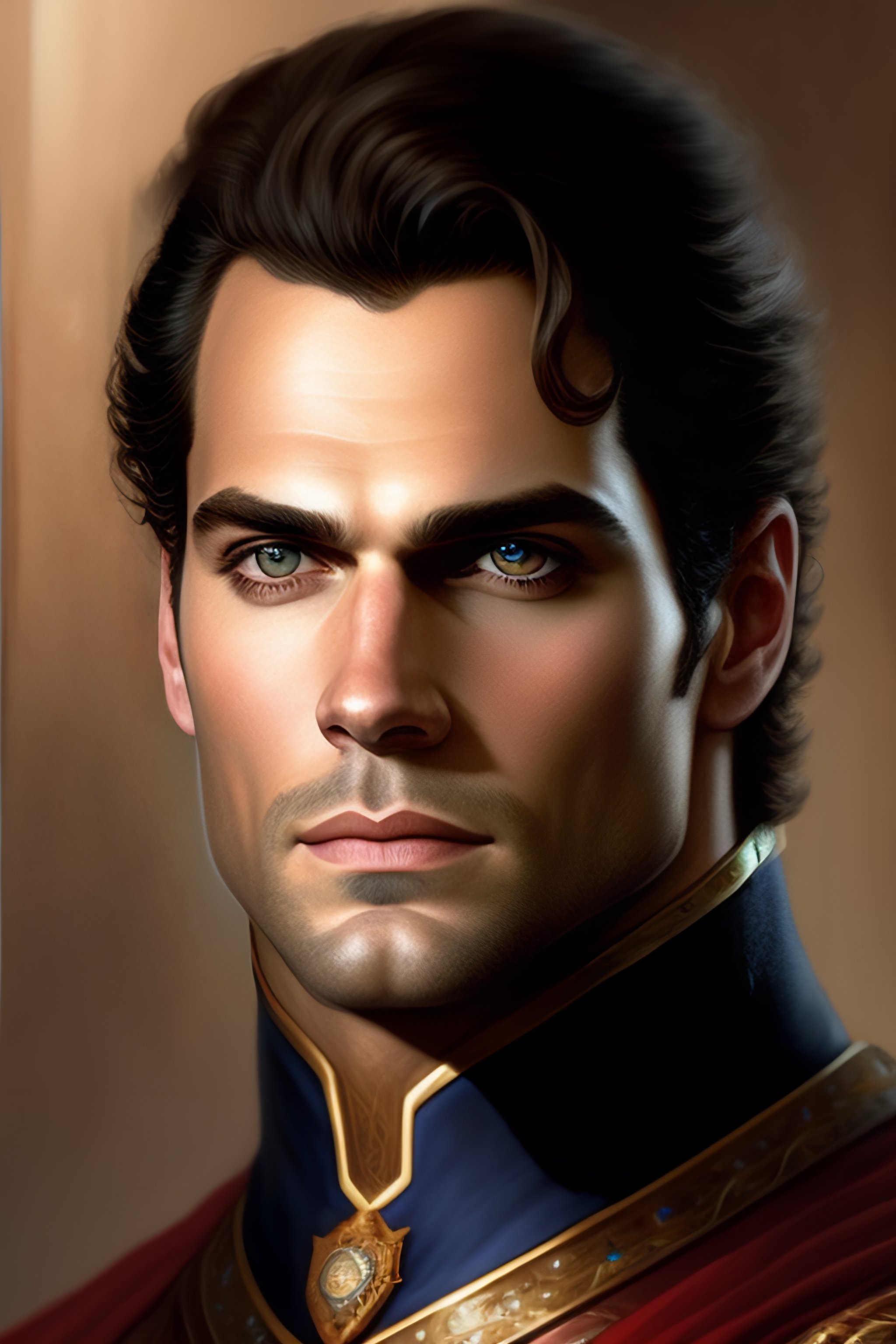 Lexica - Henry Cavill as a fantasy D&D character, heterochromia eyes ...