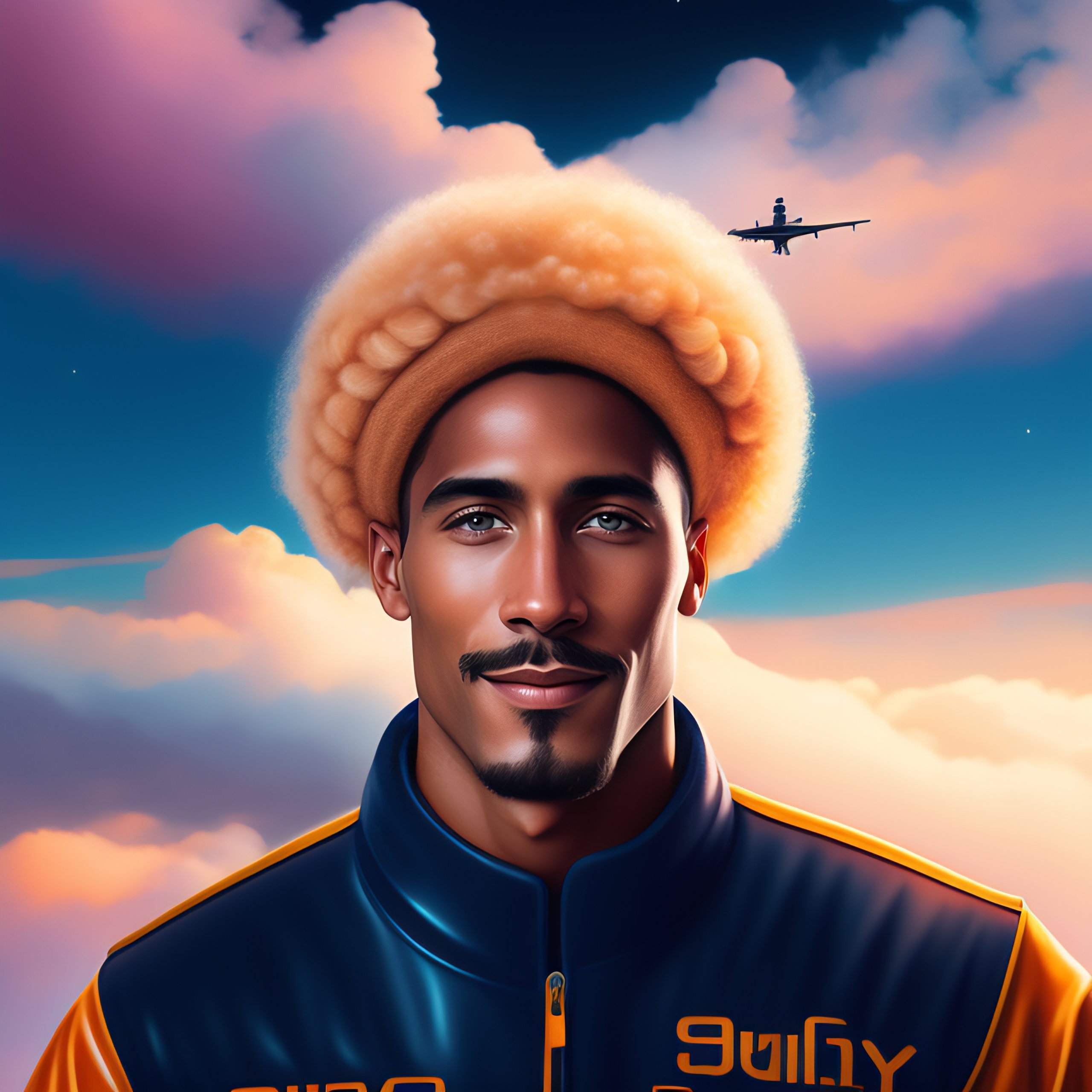 Lexica - Photo of sky guy, digital painting