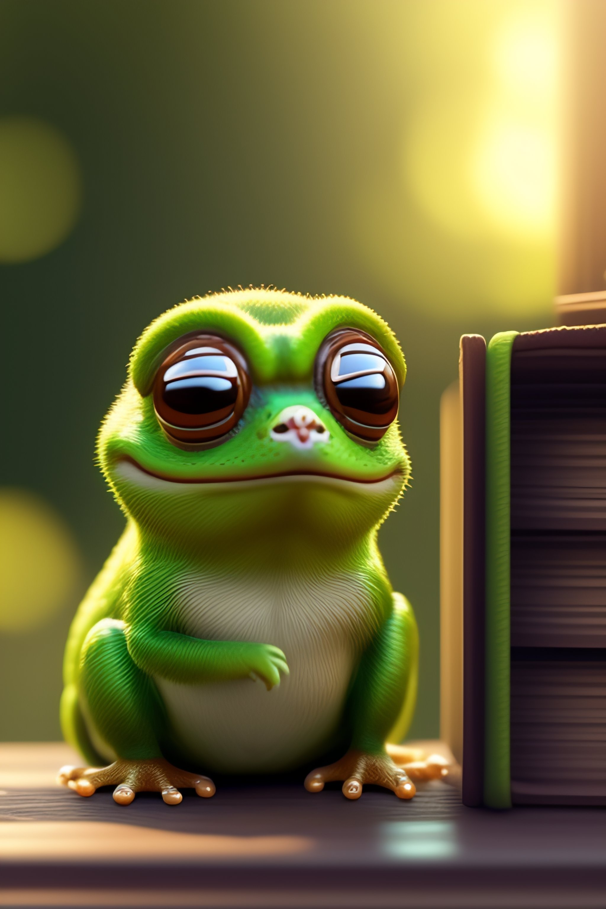 Lexica - Pepe the frog commiting tax fraud, paperwork, exhausted, cute ...