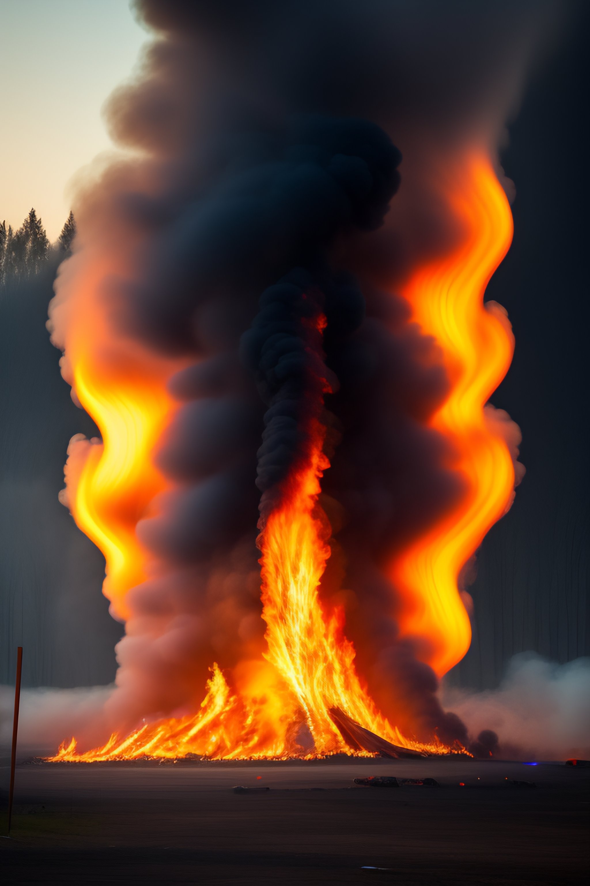 Lexica - Fire realistic