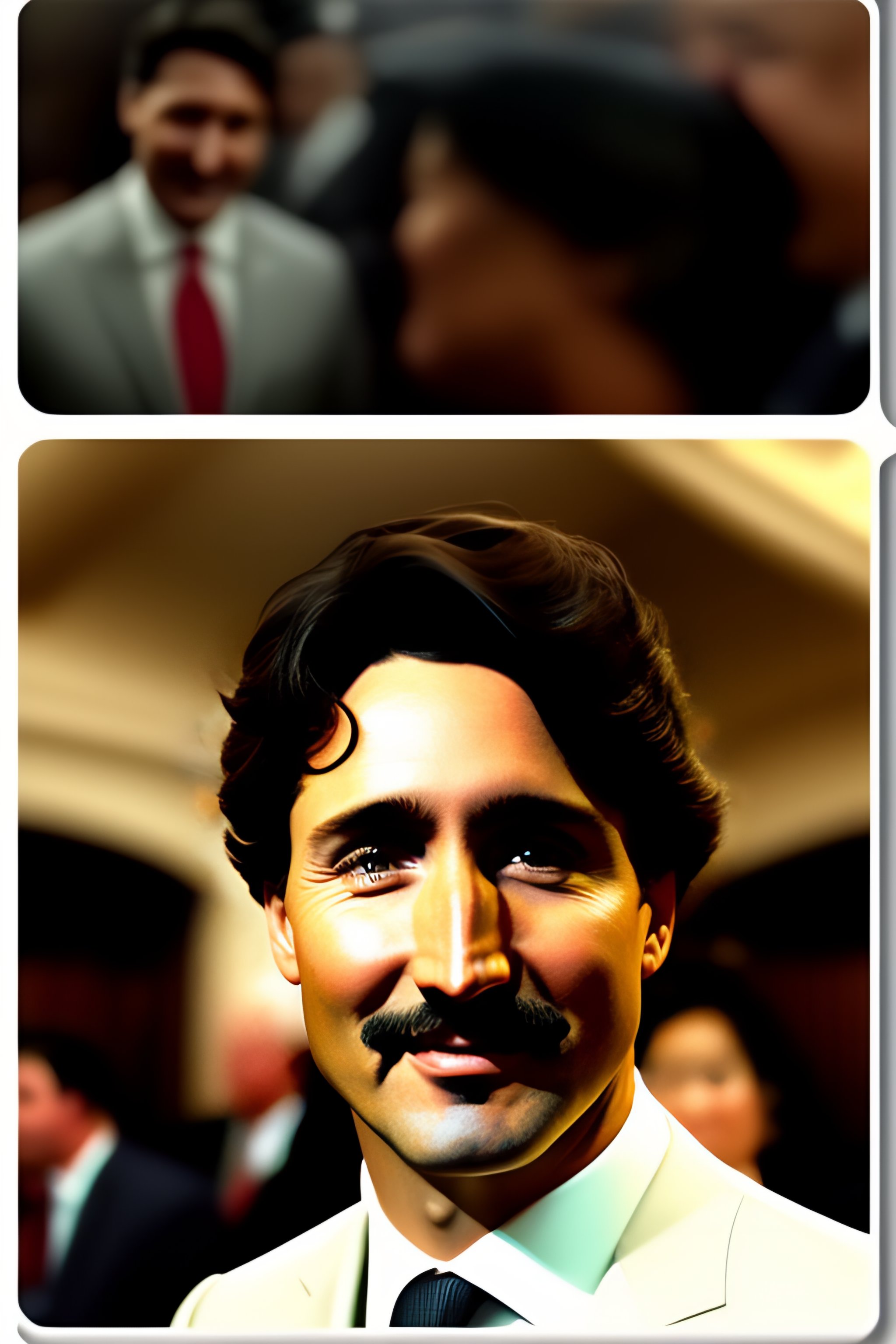 Lexica - Justin Trudeau wearing blackface