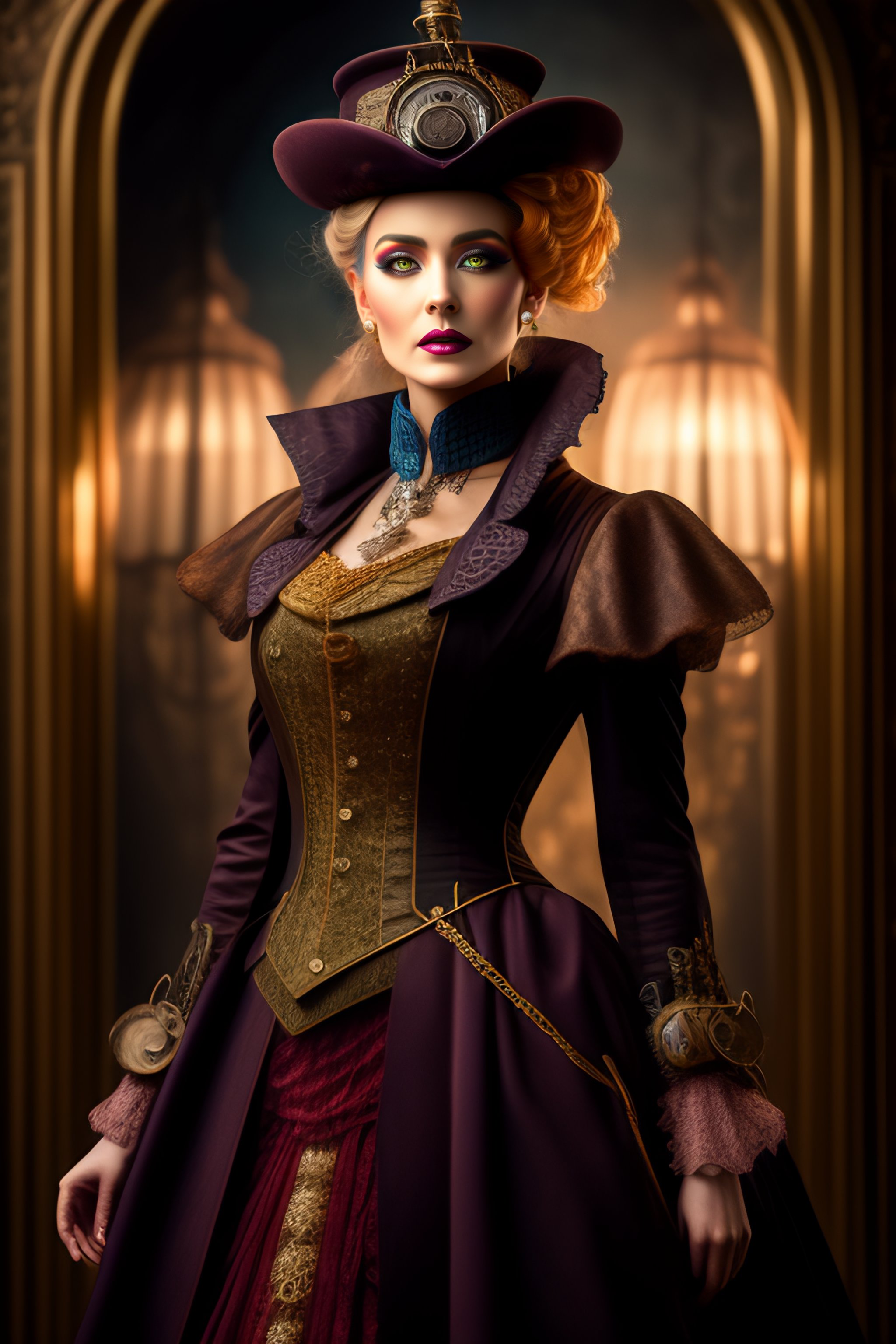 Lexica - Dynamic photography of a crazy female Sherlock Holmes in ...