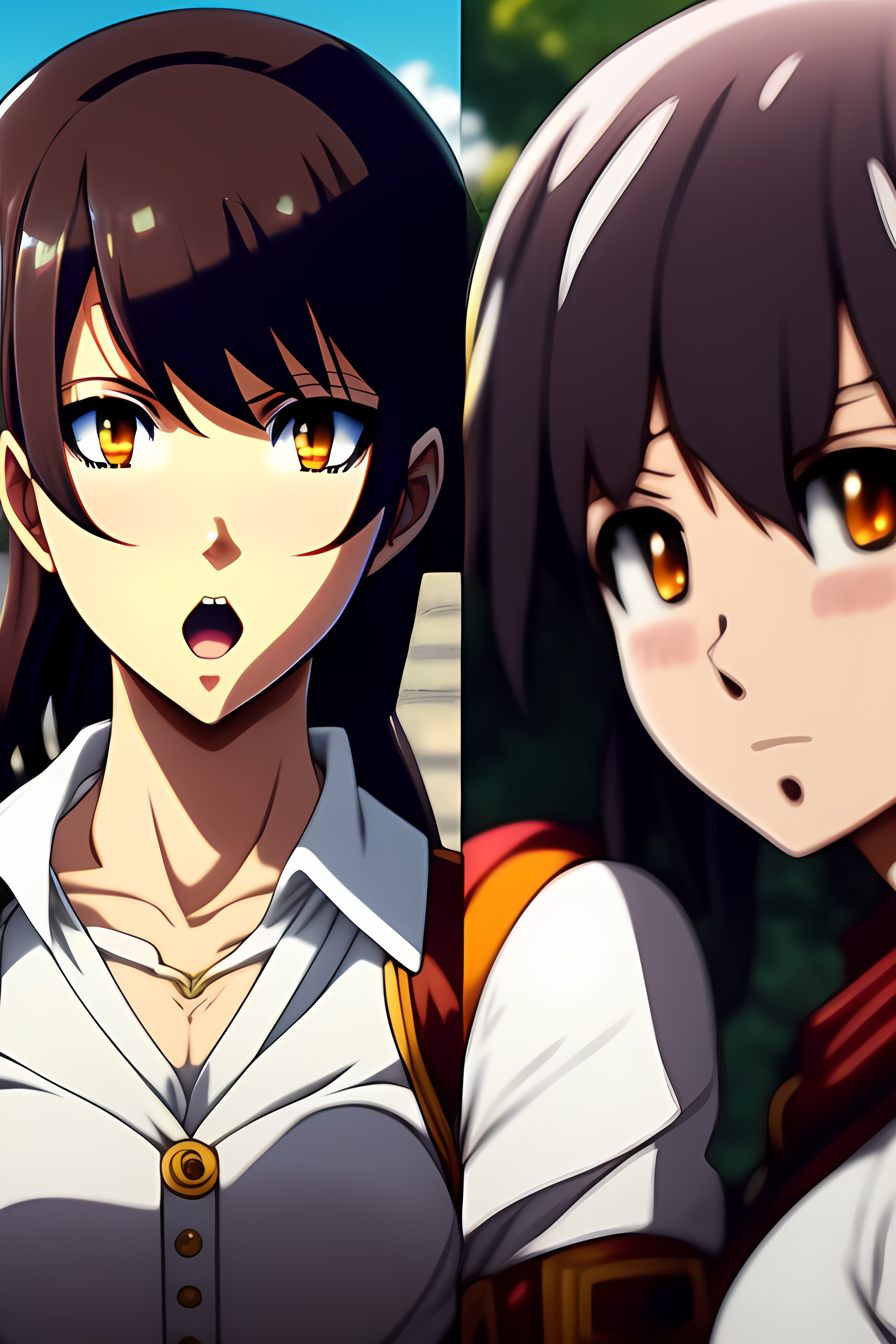 Lexica - , fight, attack, anime girl, attack on titan