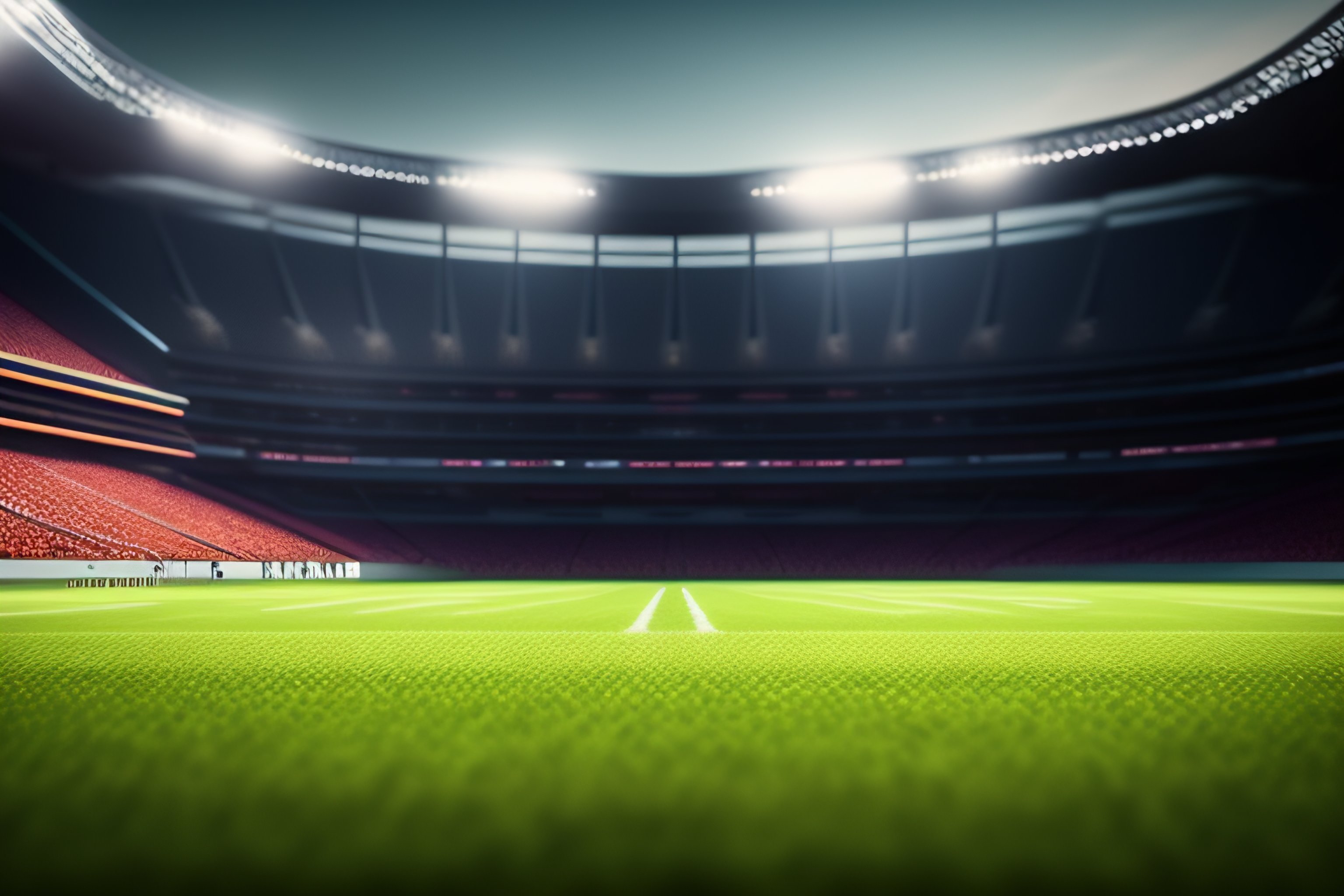 Lexica - Football stadium realistic, camera pov down to top