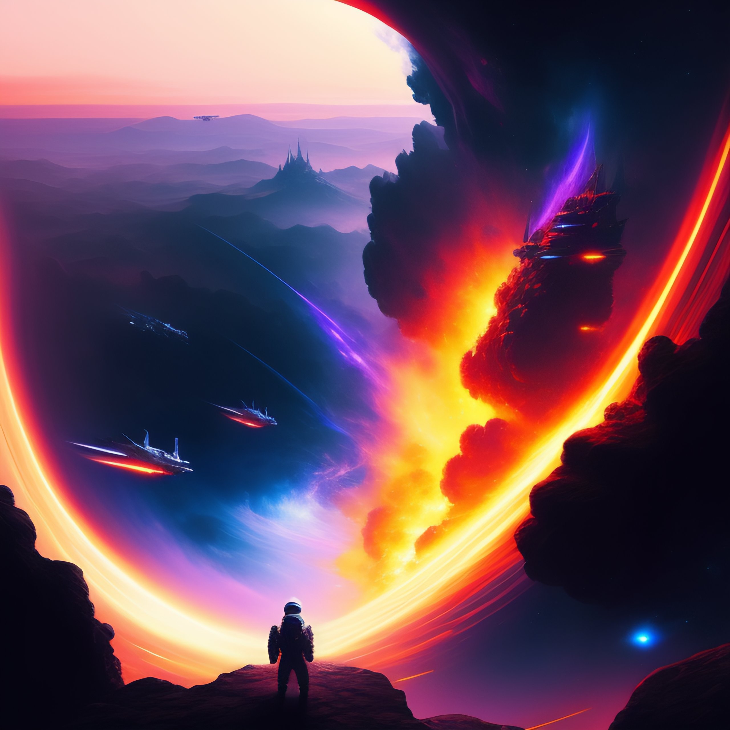 Lexica - Spacescape, The void, Deep space, Starship, dogfight ...