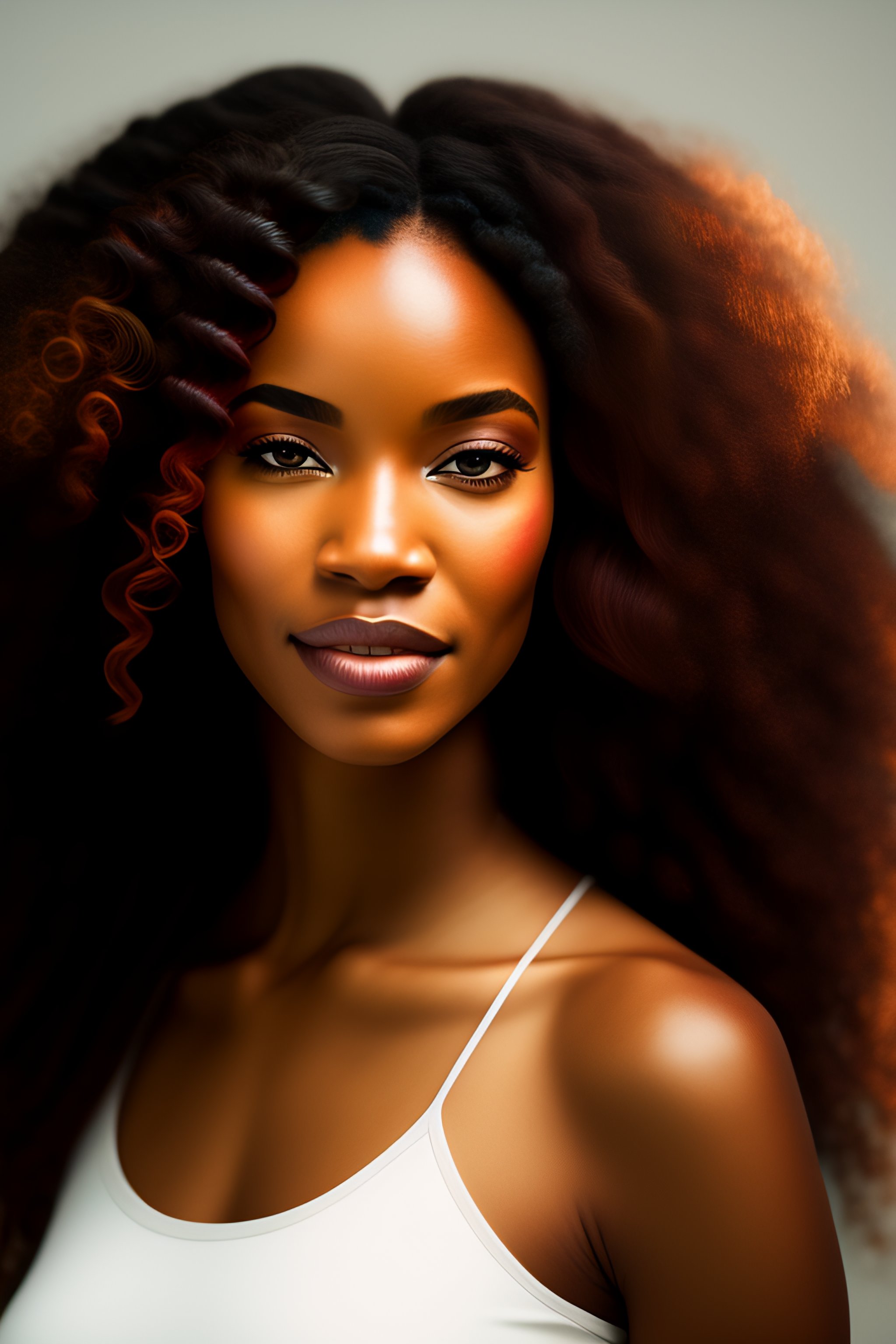 Lexica Portrait Of A Young And Beautiful Light Skinned African