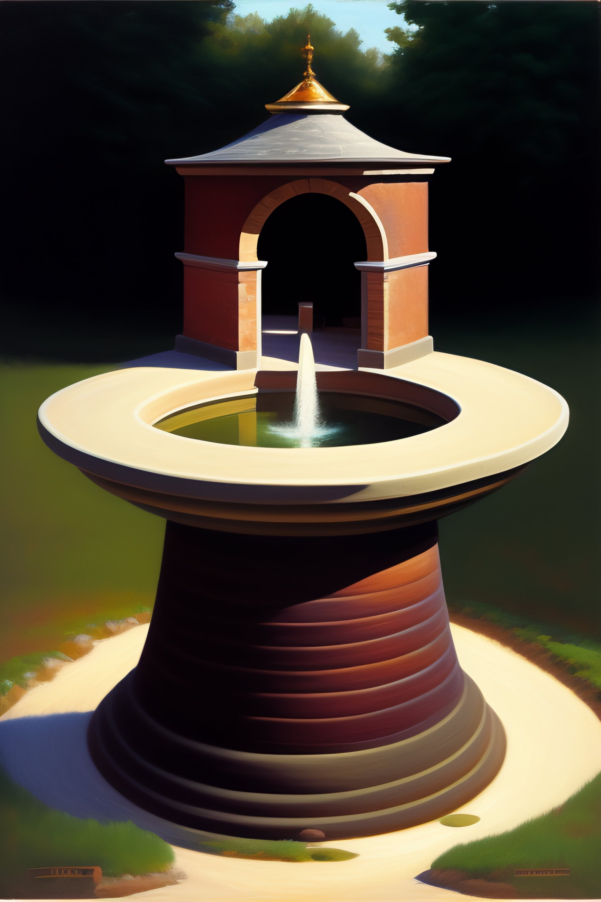 Lexica - The old well with man