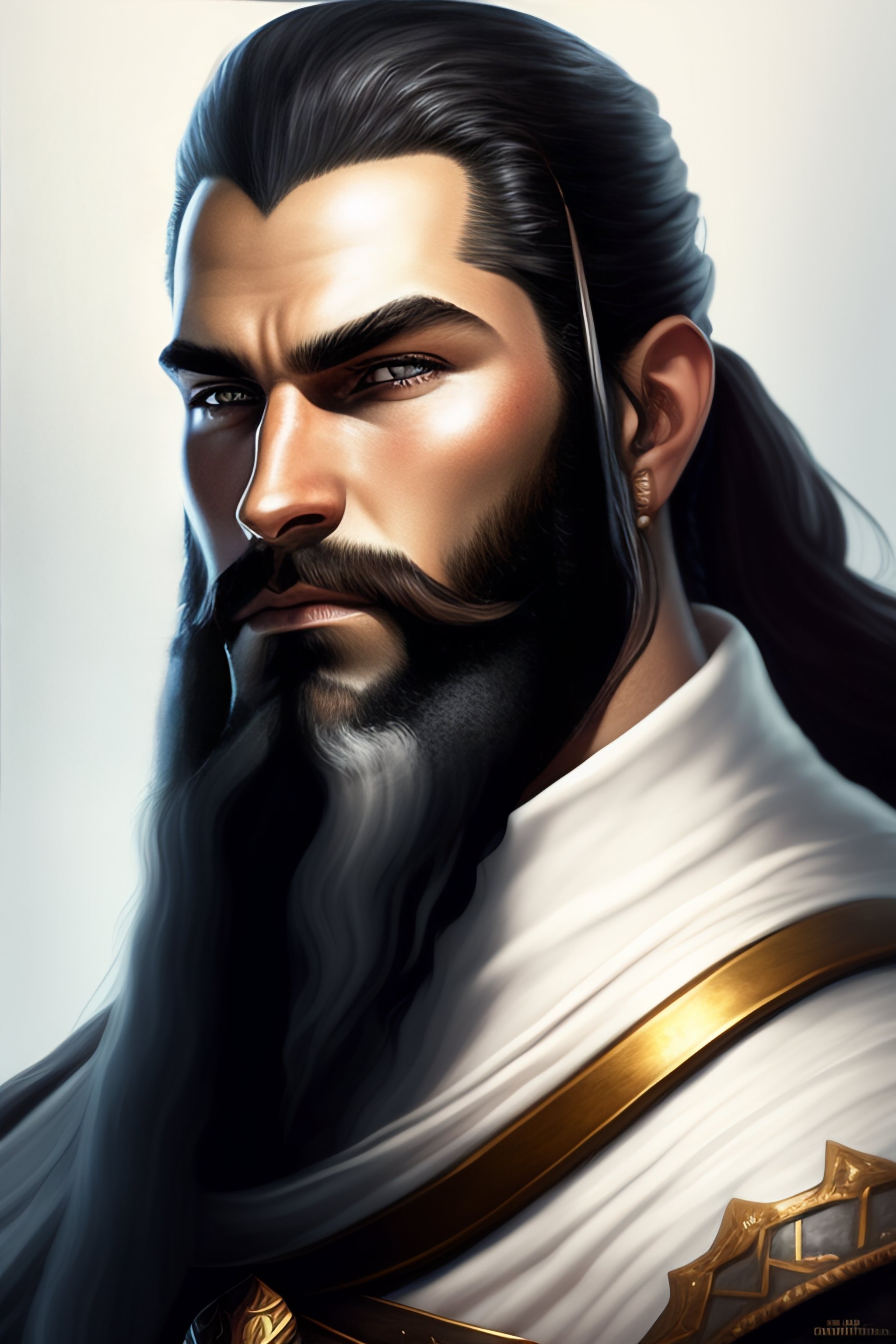 Lexica - Blackwall from Dragon age as a viking, in white shirt ...