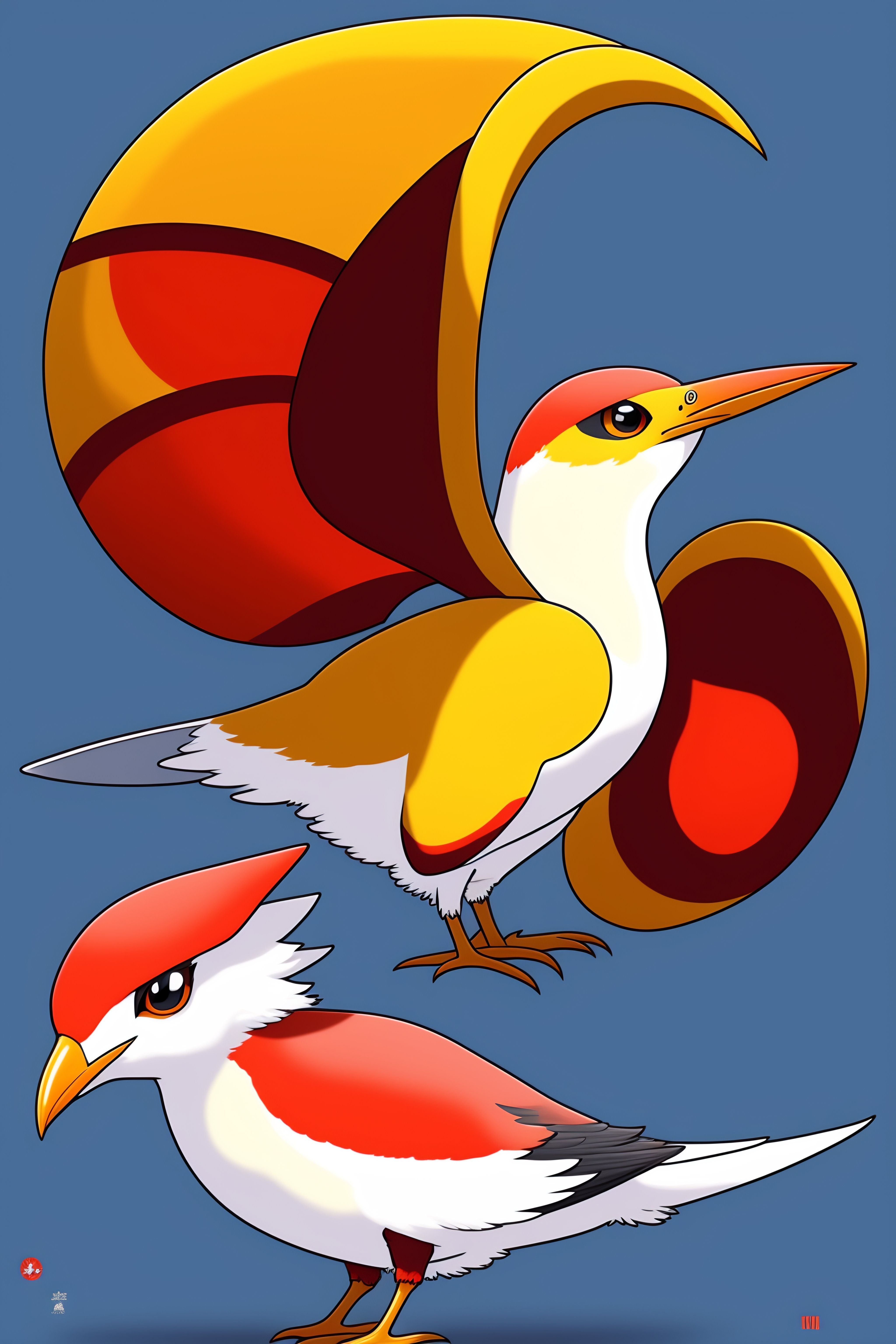 Lexica - Flying and fire type Pokemon based on a tern seagull, controls ...