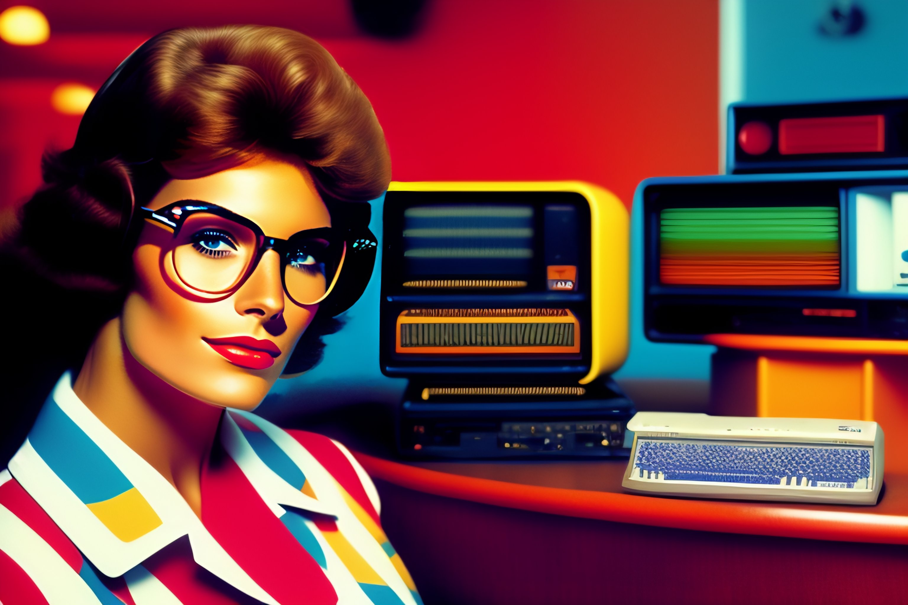 Lexica - Full - color 1980's magazine advertisement for a retro ...