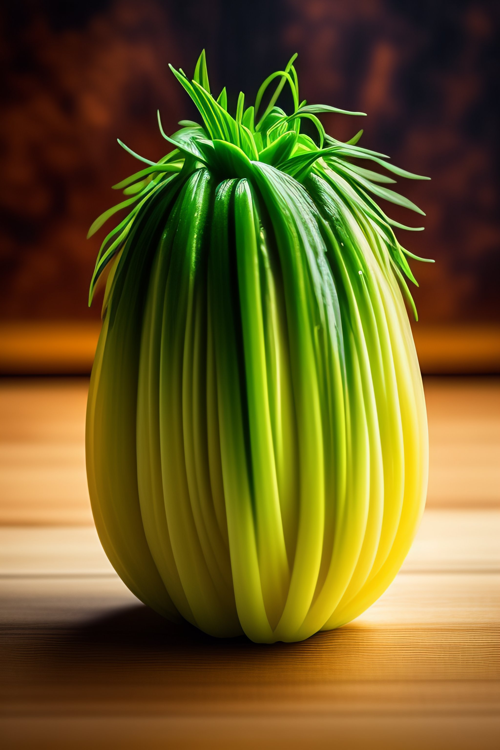 Lexica - Vegetable samurai leek, art