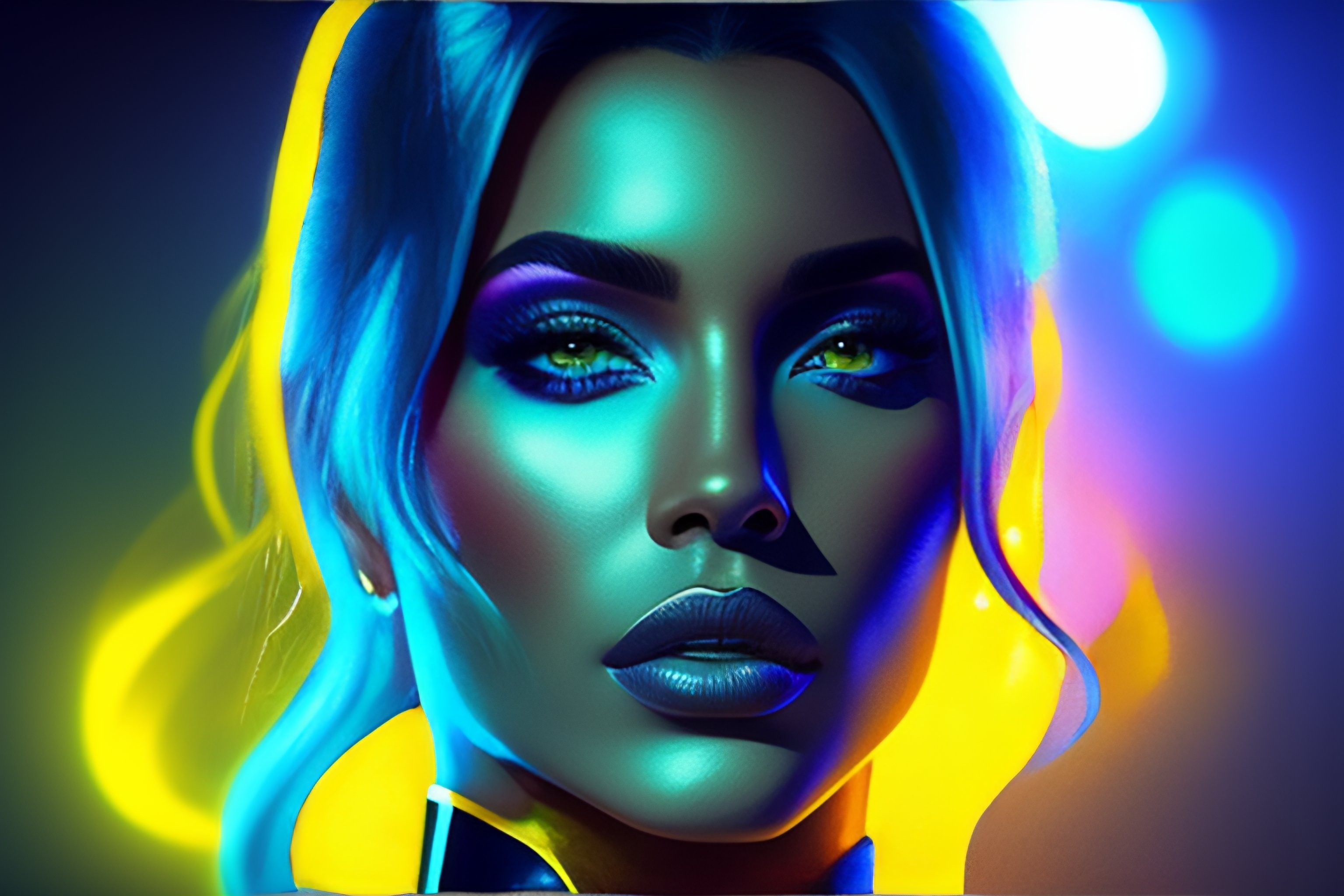 Lexica - Full body protrait, concept art of neon from valorant, digital ...