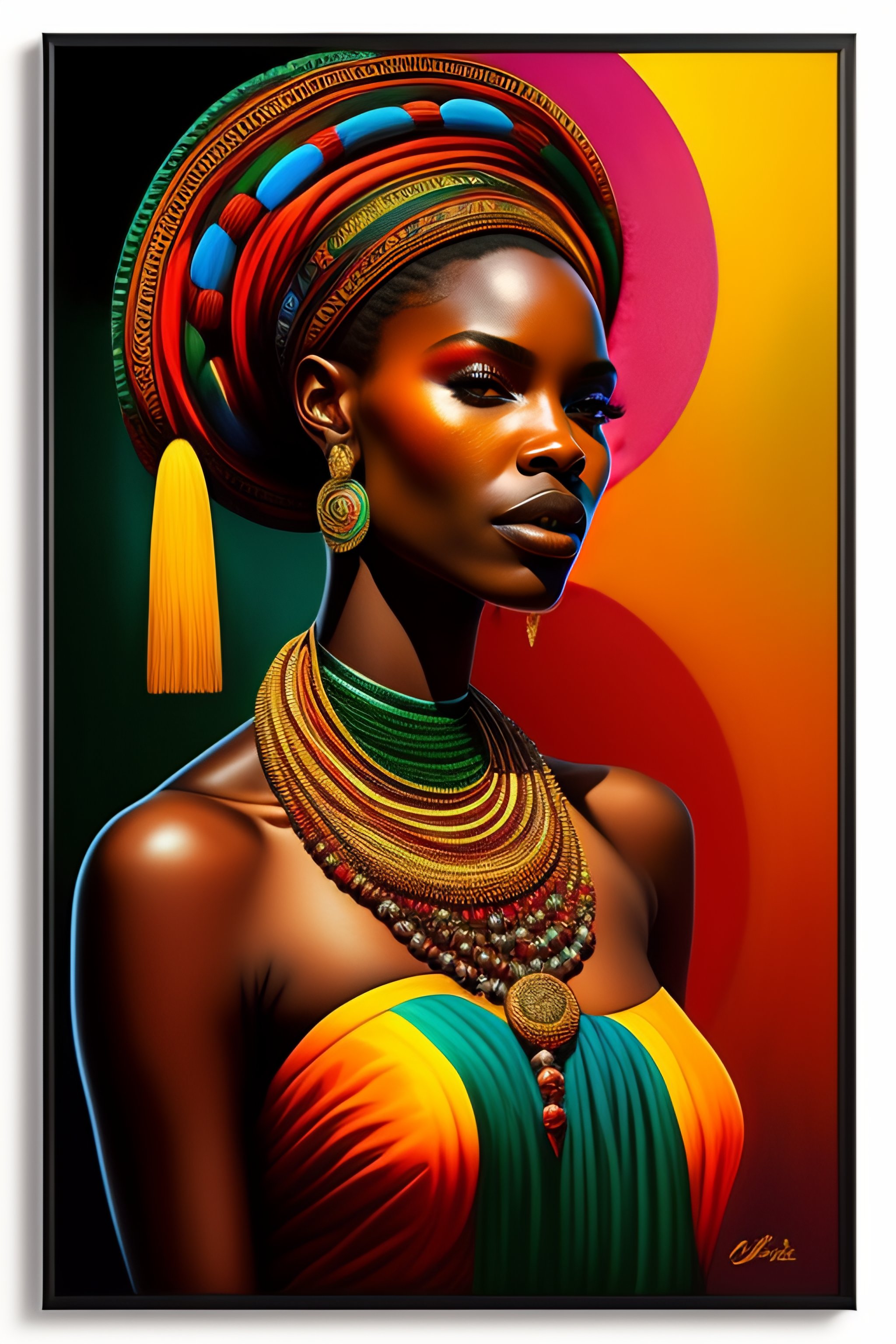 Lexica - African art in justin roland style