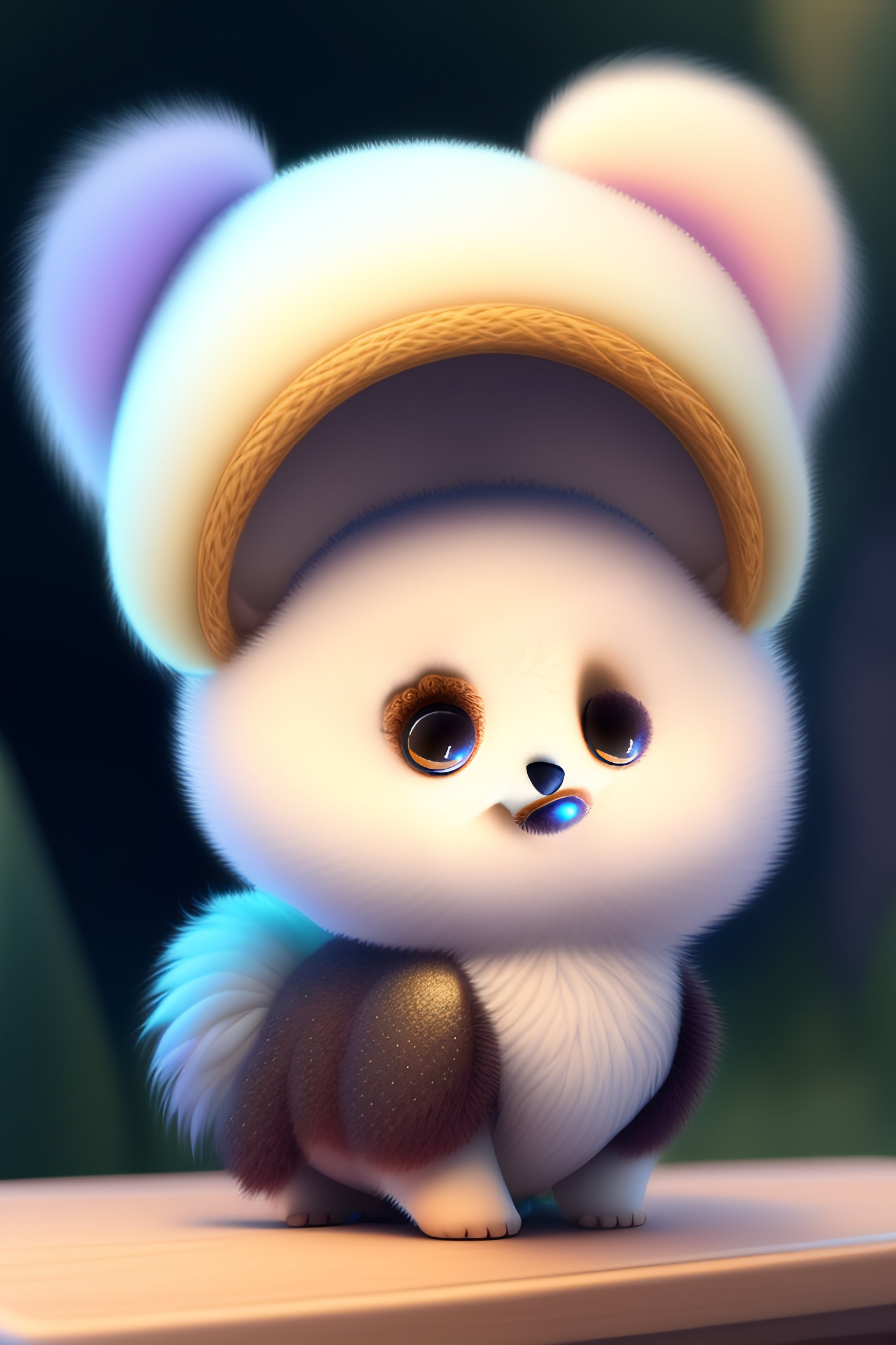 Lexica - Cute and adorable cartoon fluffy babys rhea, fantasy ...