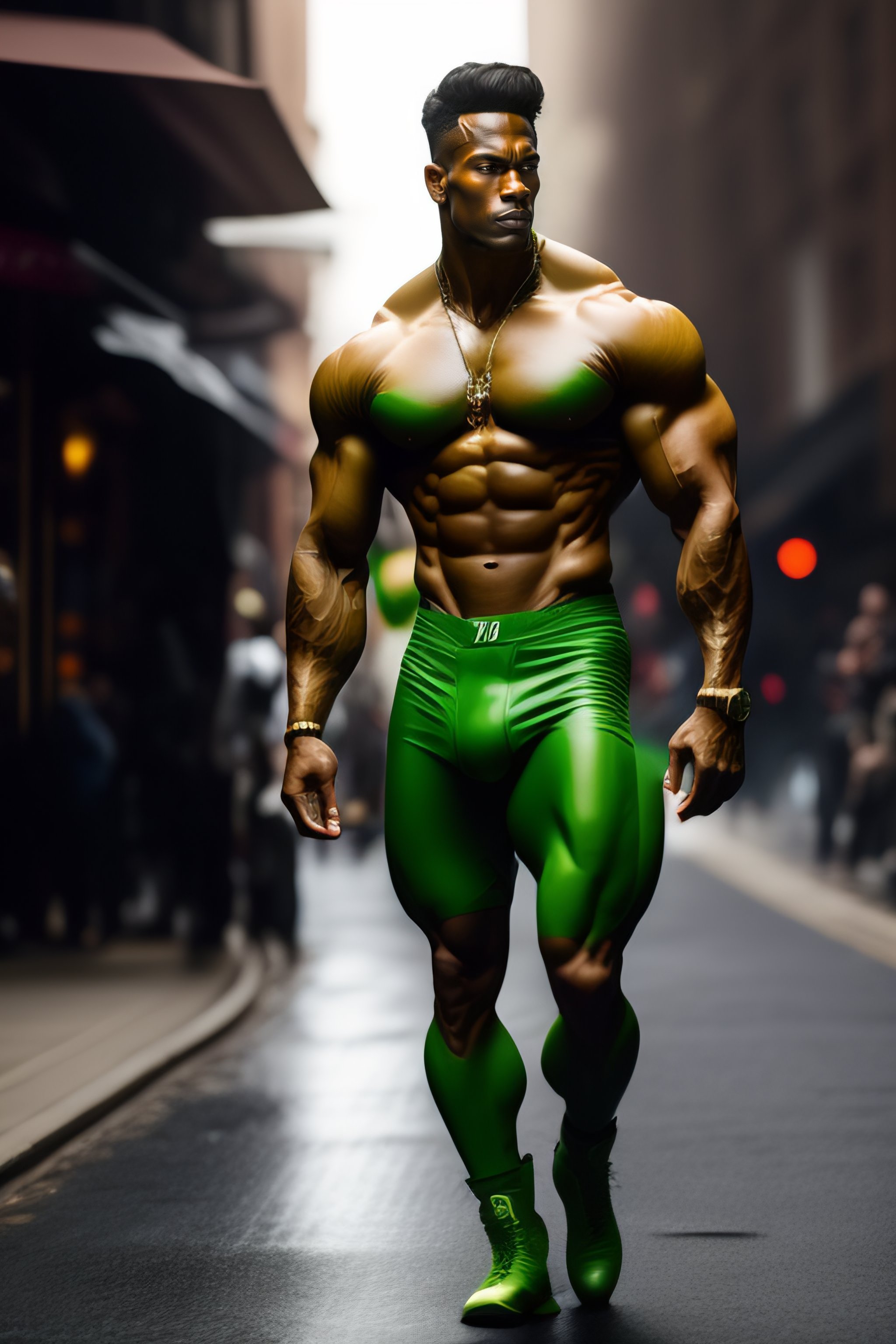 Lexica - Skinny and malnourished hulk