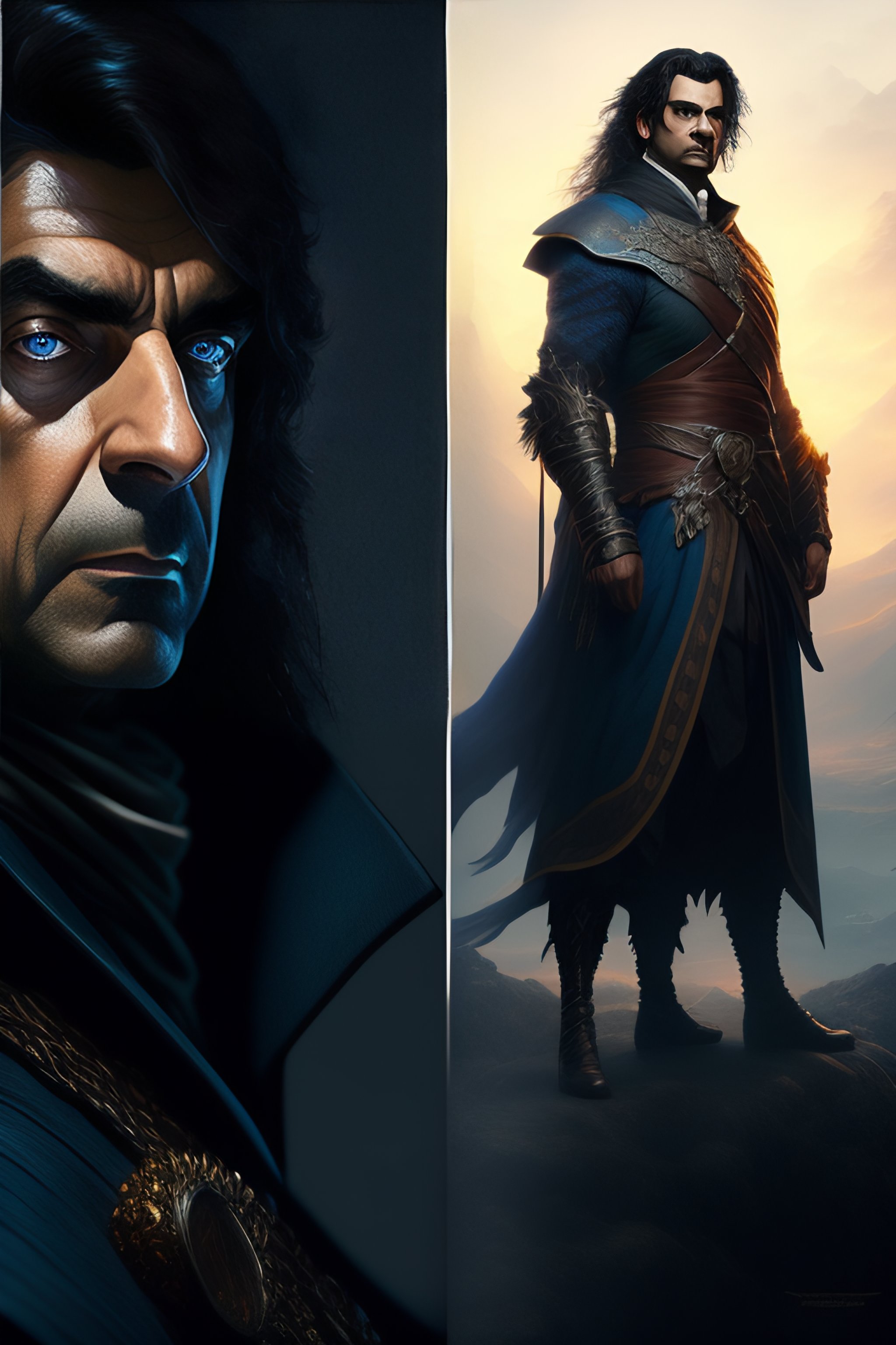 Lexica - Rowan Atkinson, as a Solomon Kane, a badass monster hunter ...