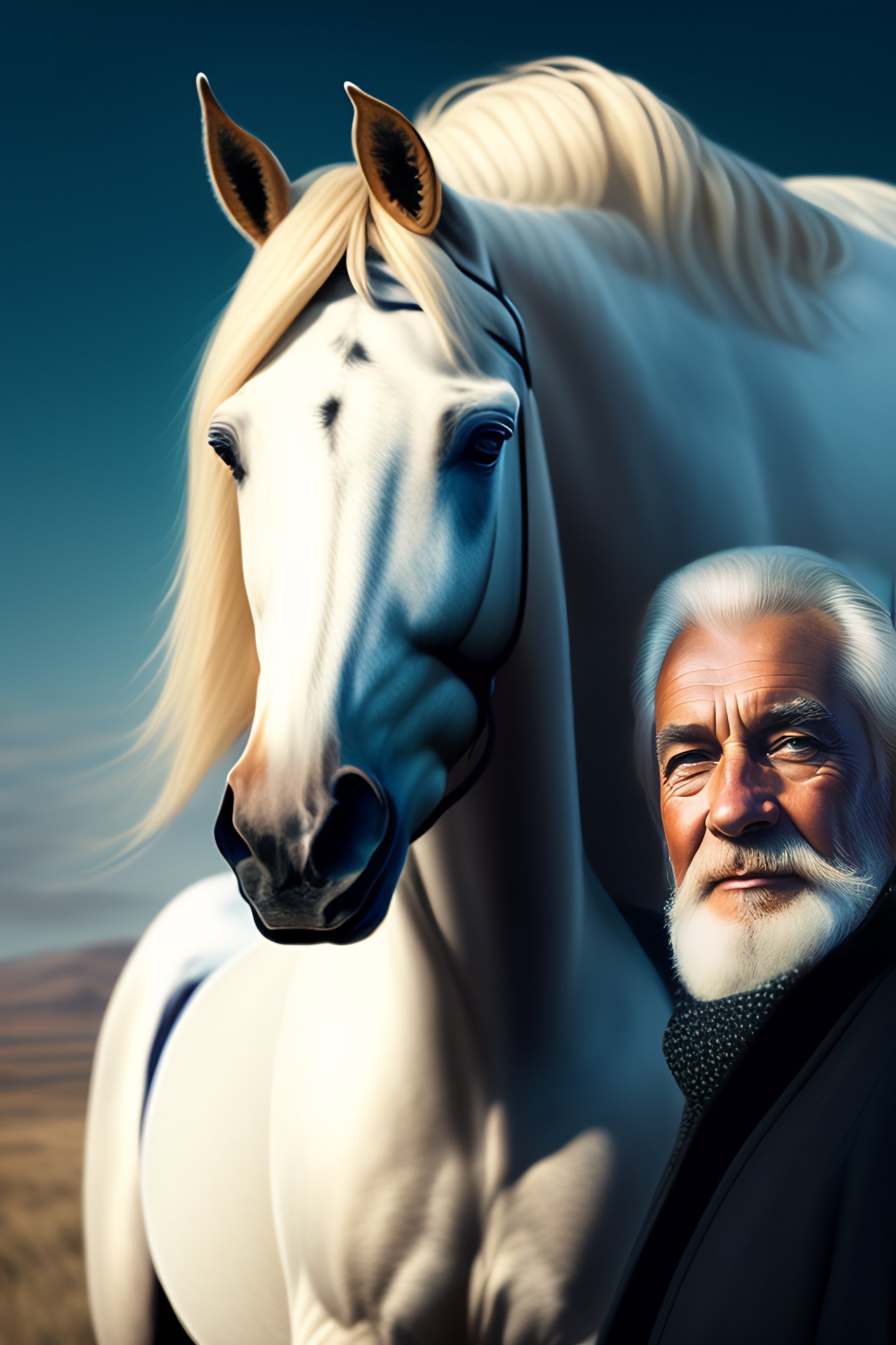 Gandalf The White On Horse