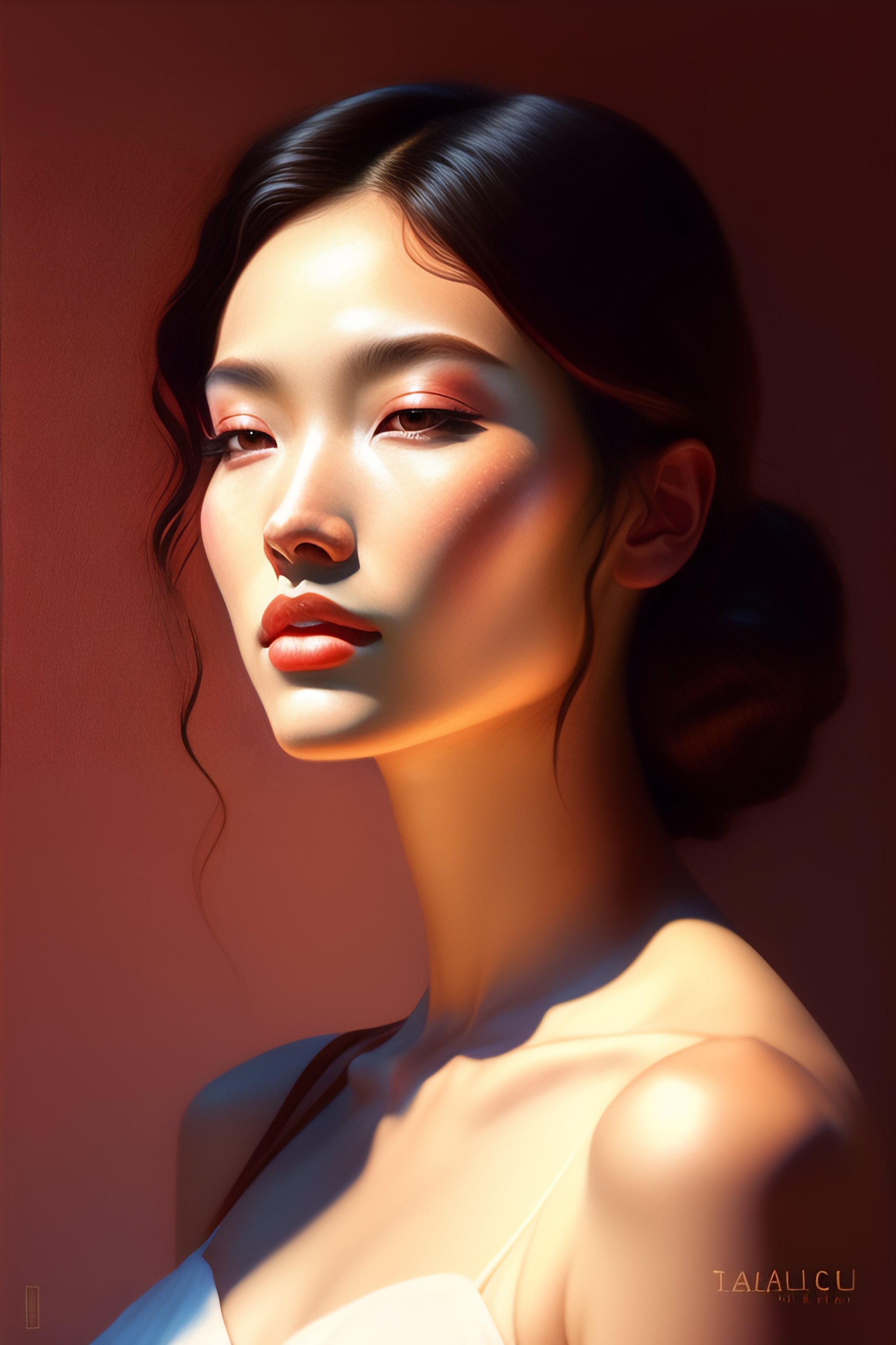 Lexica - Analog style, analog style, delicate artist's studio model ...