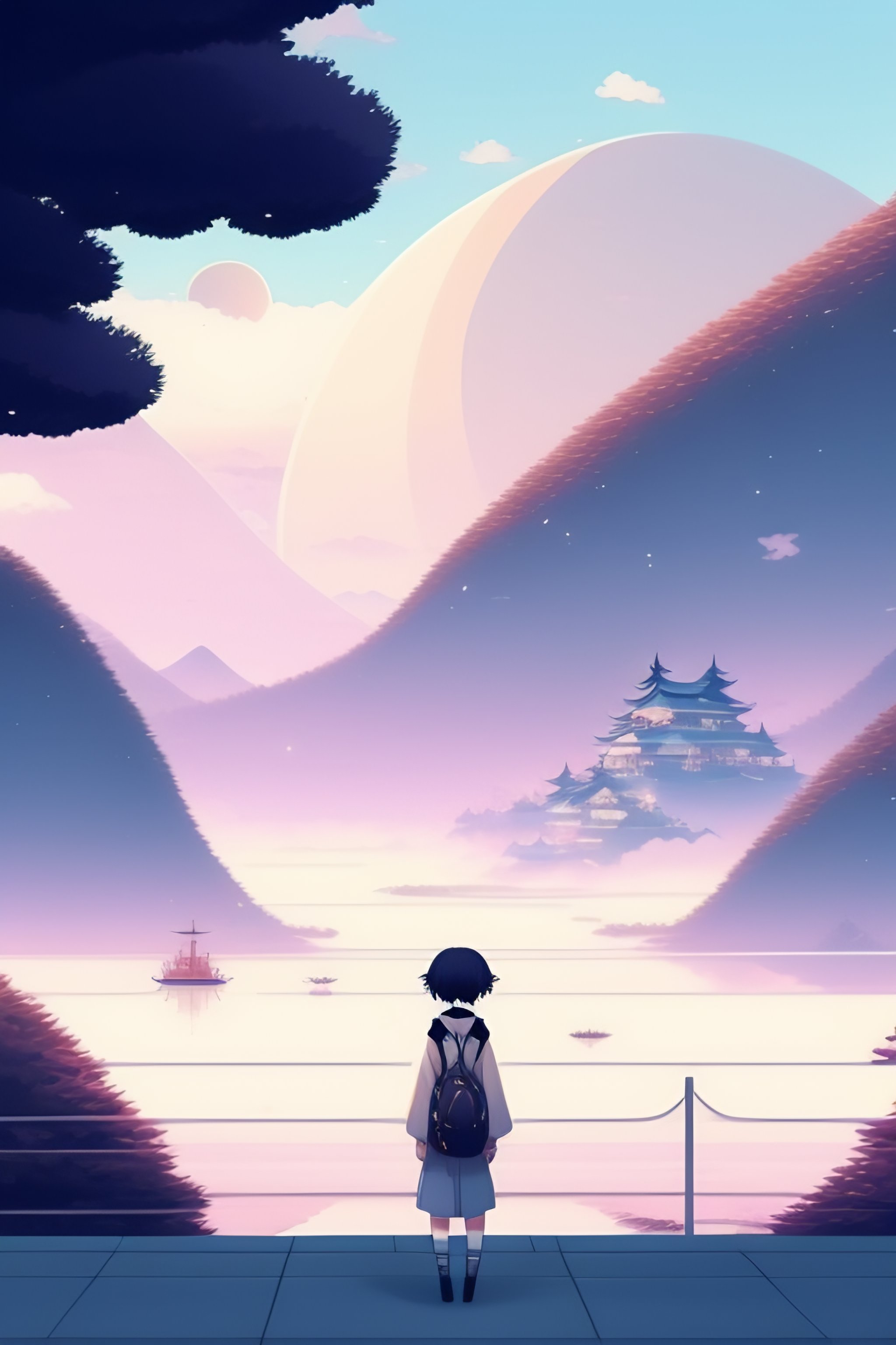 Lexica - Beautiful drawing style vaporware cartoon japan, kawaii anime ...