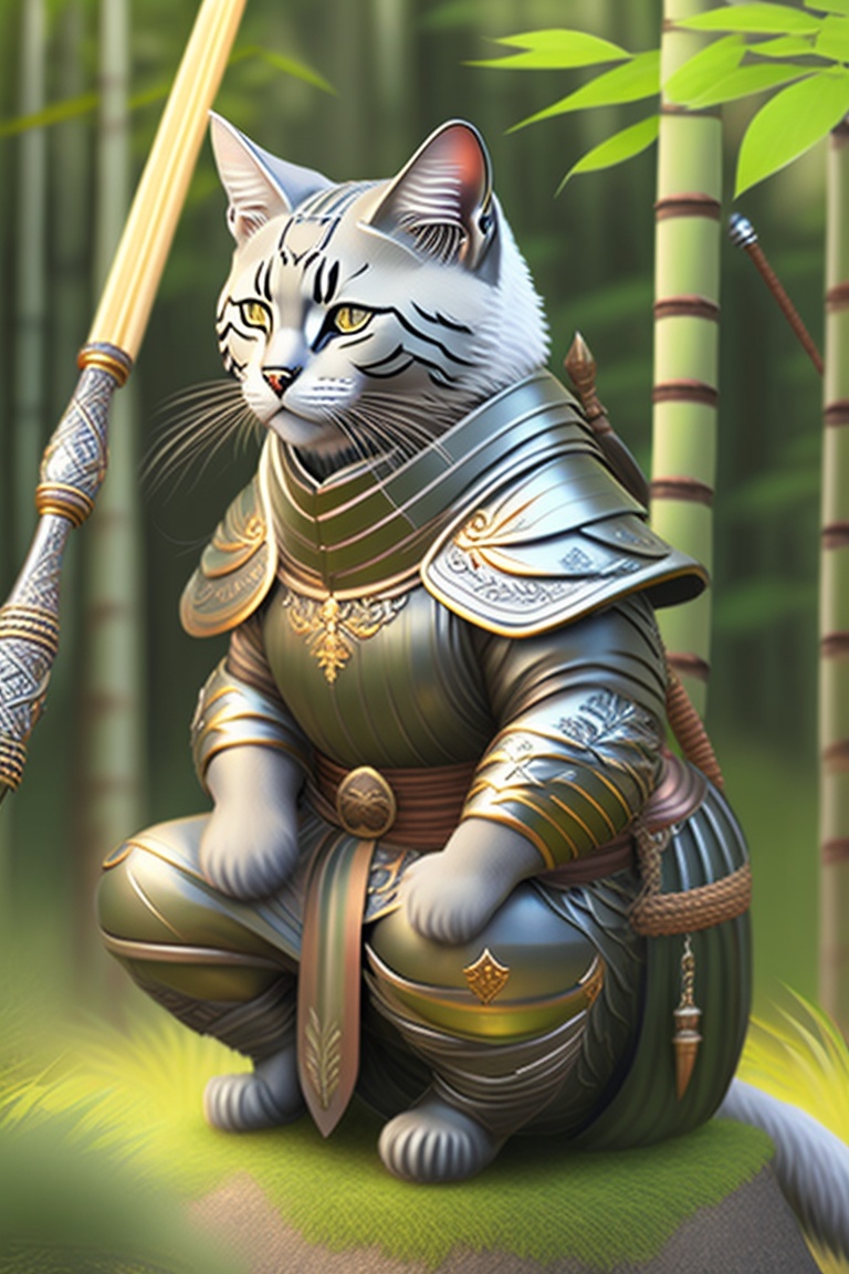 Lexica - In a mystical realm where ancient traditions and feline grace ...