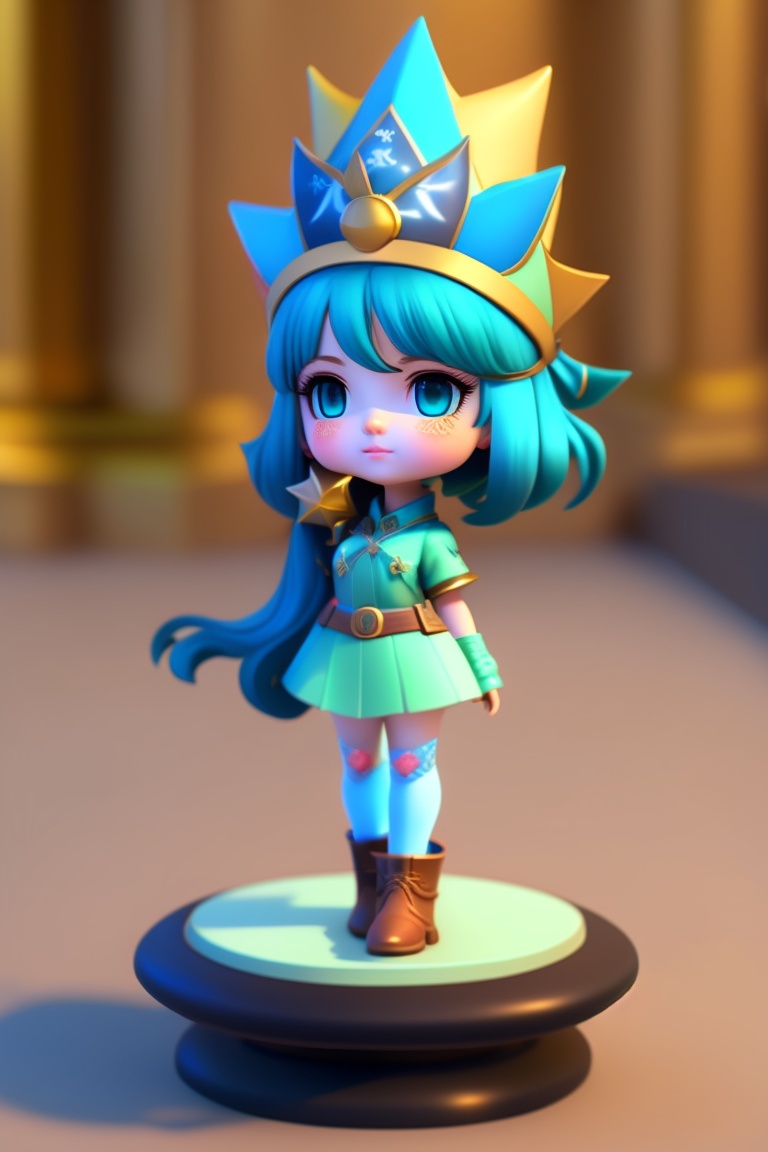 Lexica - Cute Anime girl in pose of Statue of Liberty, anime, trending ...