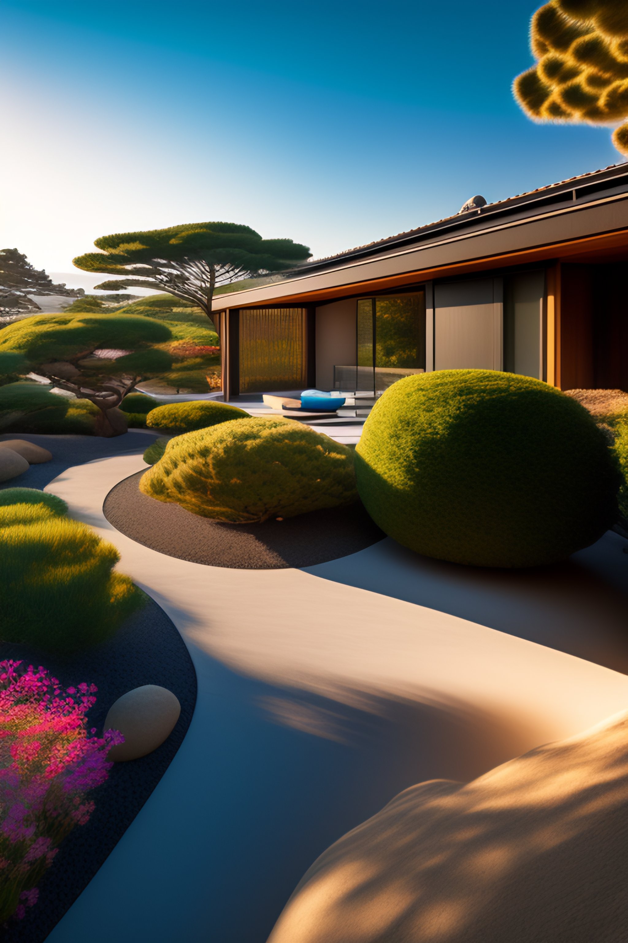 Lexica - A Japanese Zen Garden in a beautifully designed California ...