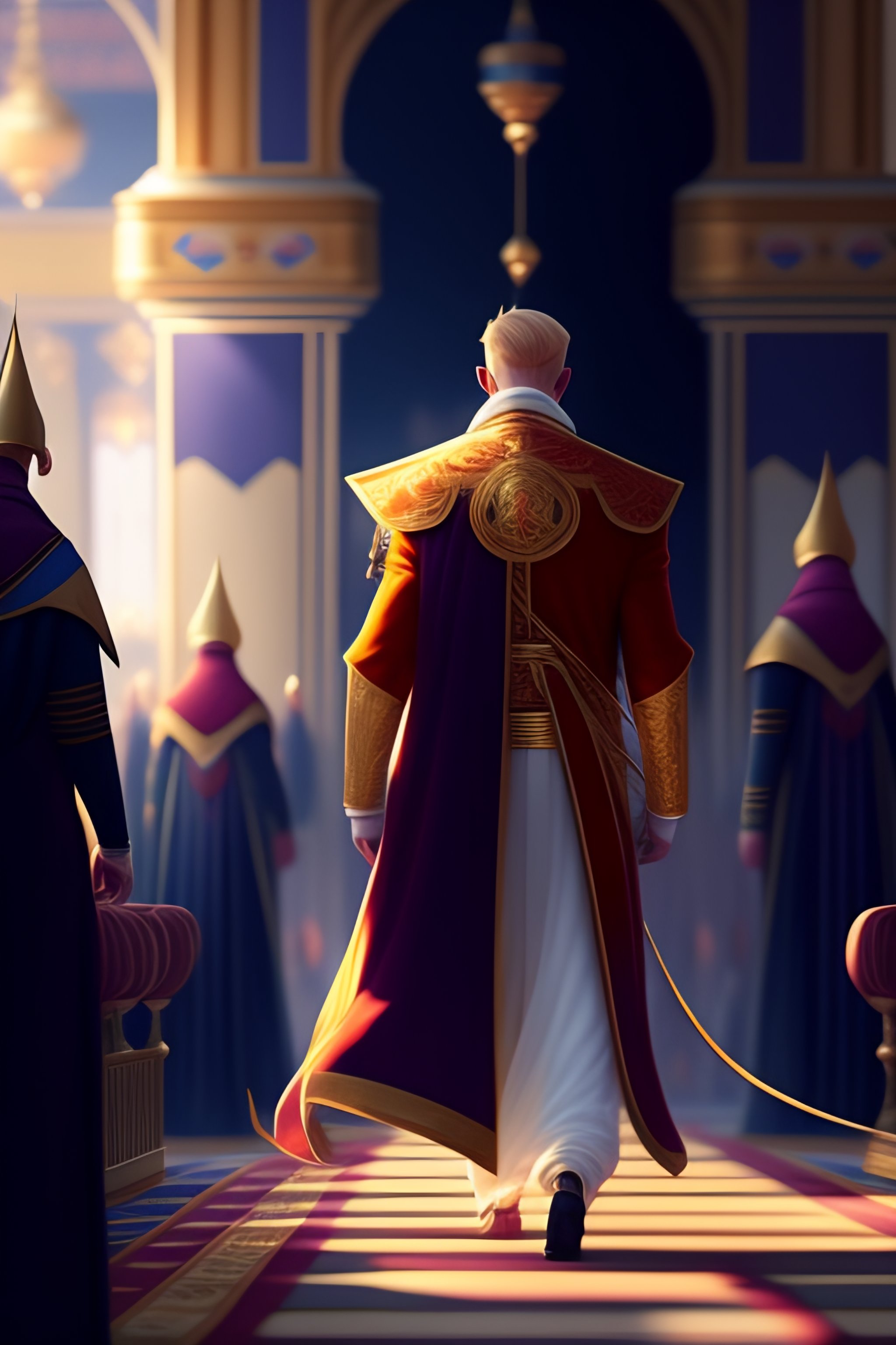 Lexica - Yougchil prince!!!!!!, walking!!!, in throne room, blonde ...