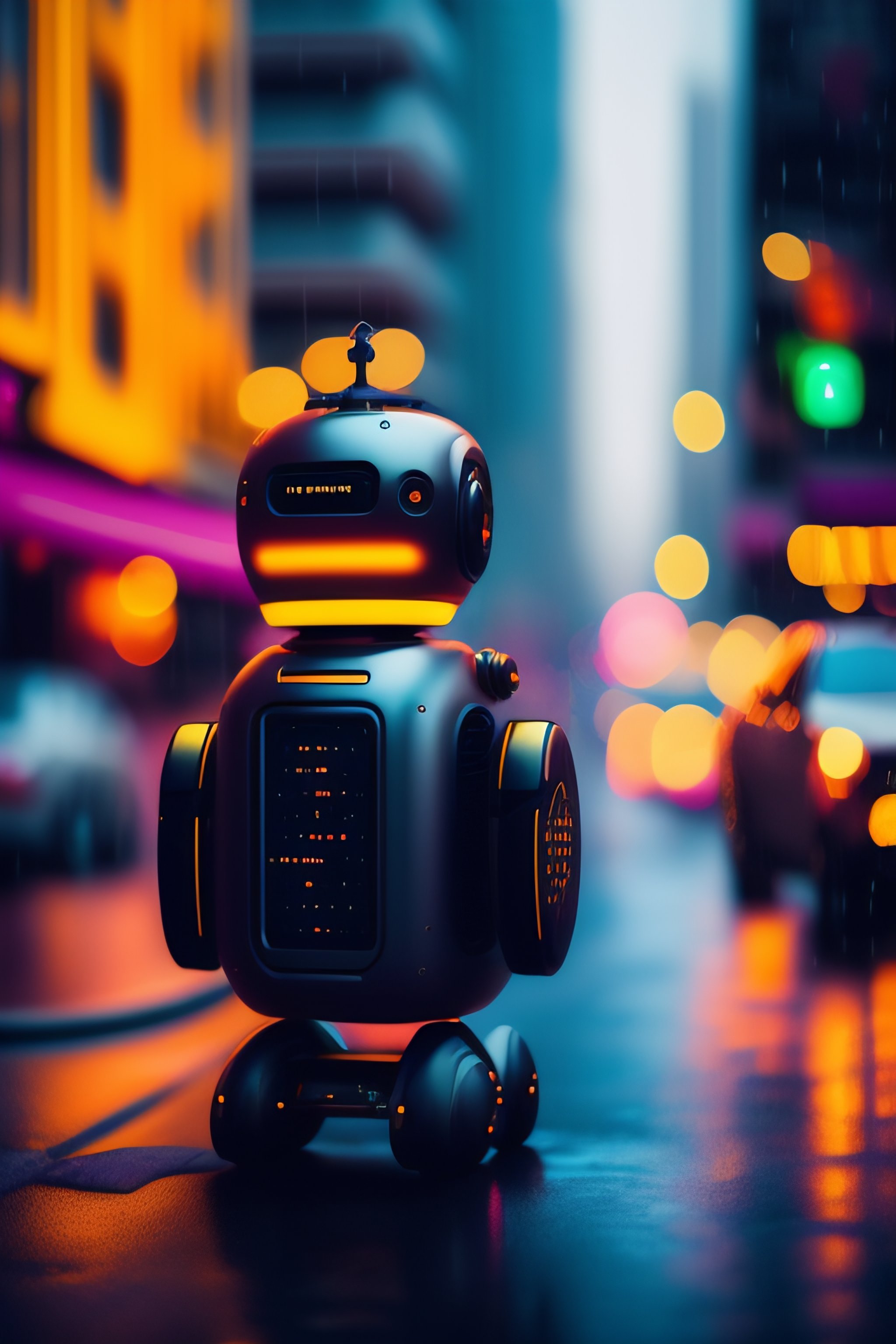 Lexica - Prototype of a AI bot on a popular chat platform, grungy, mute ...