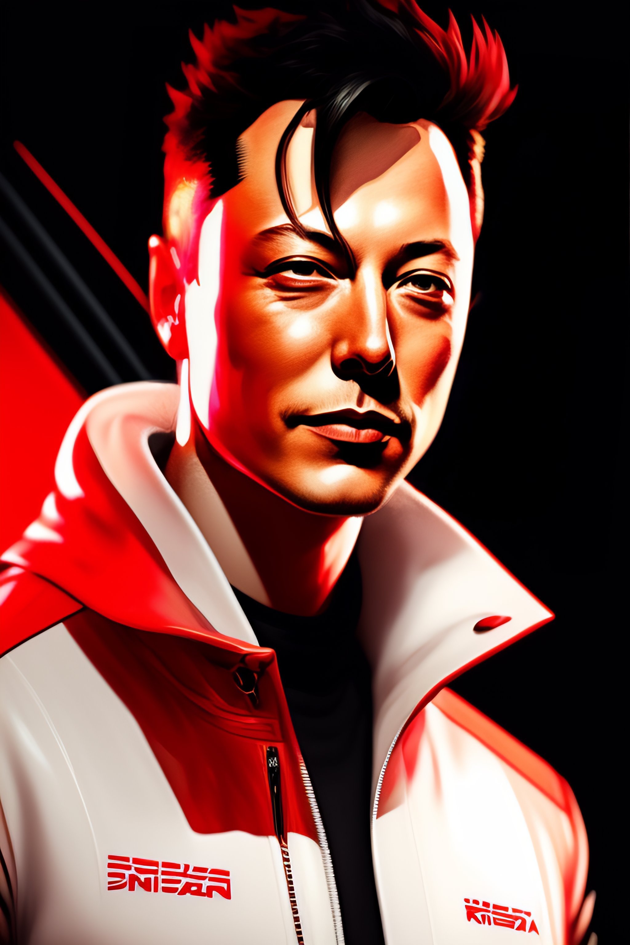 Lexica - Highly detailed portrait of elon musk, by Dustin Nguyen ...